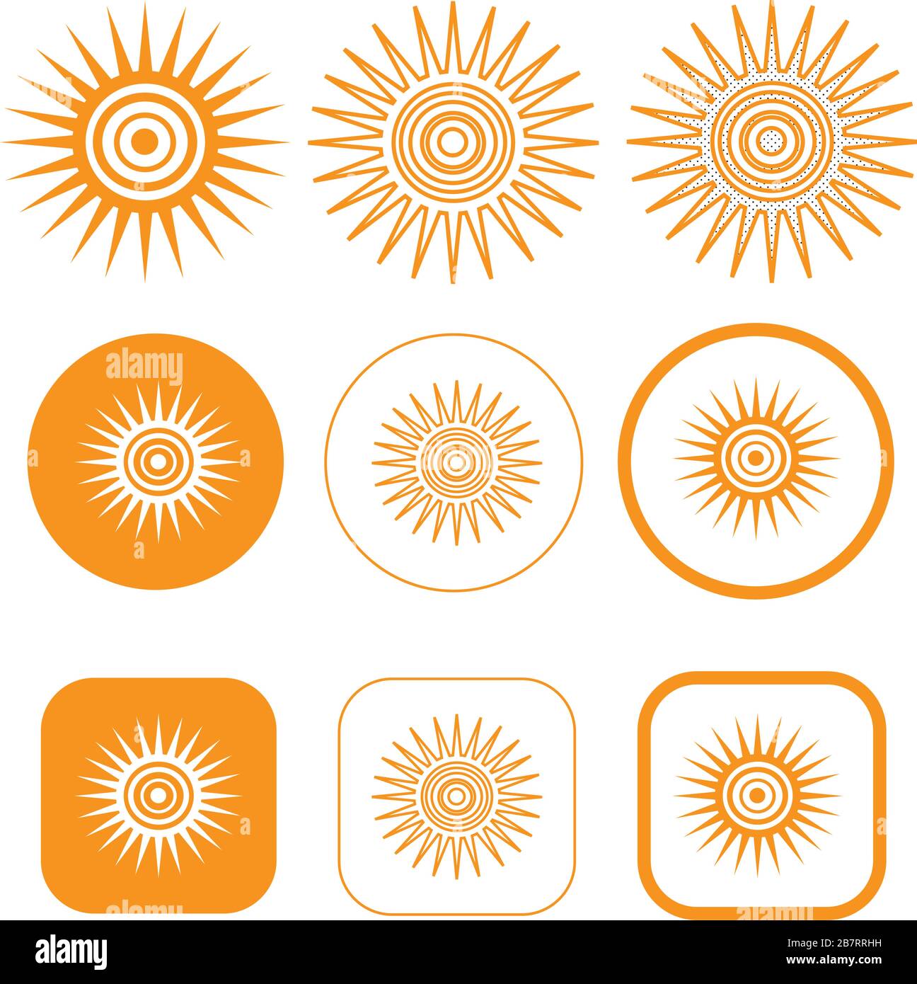 simple sun icon sign design Stock Vector Image & Art - Alamy