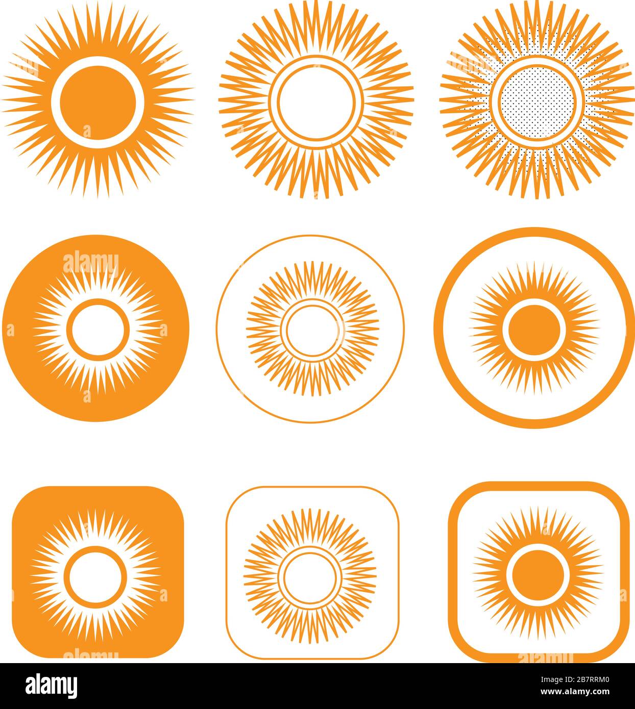 simple sun icon sign design Stock Vector Image & Art - Alamy