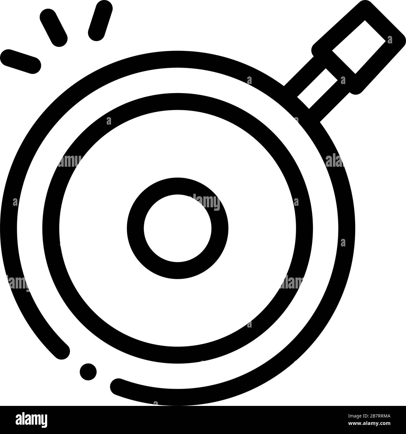 Bicycle Tire Icon Vector Outline Illustration Stock Vector Image & Art ...