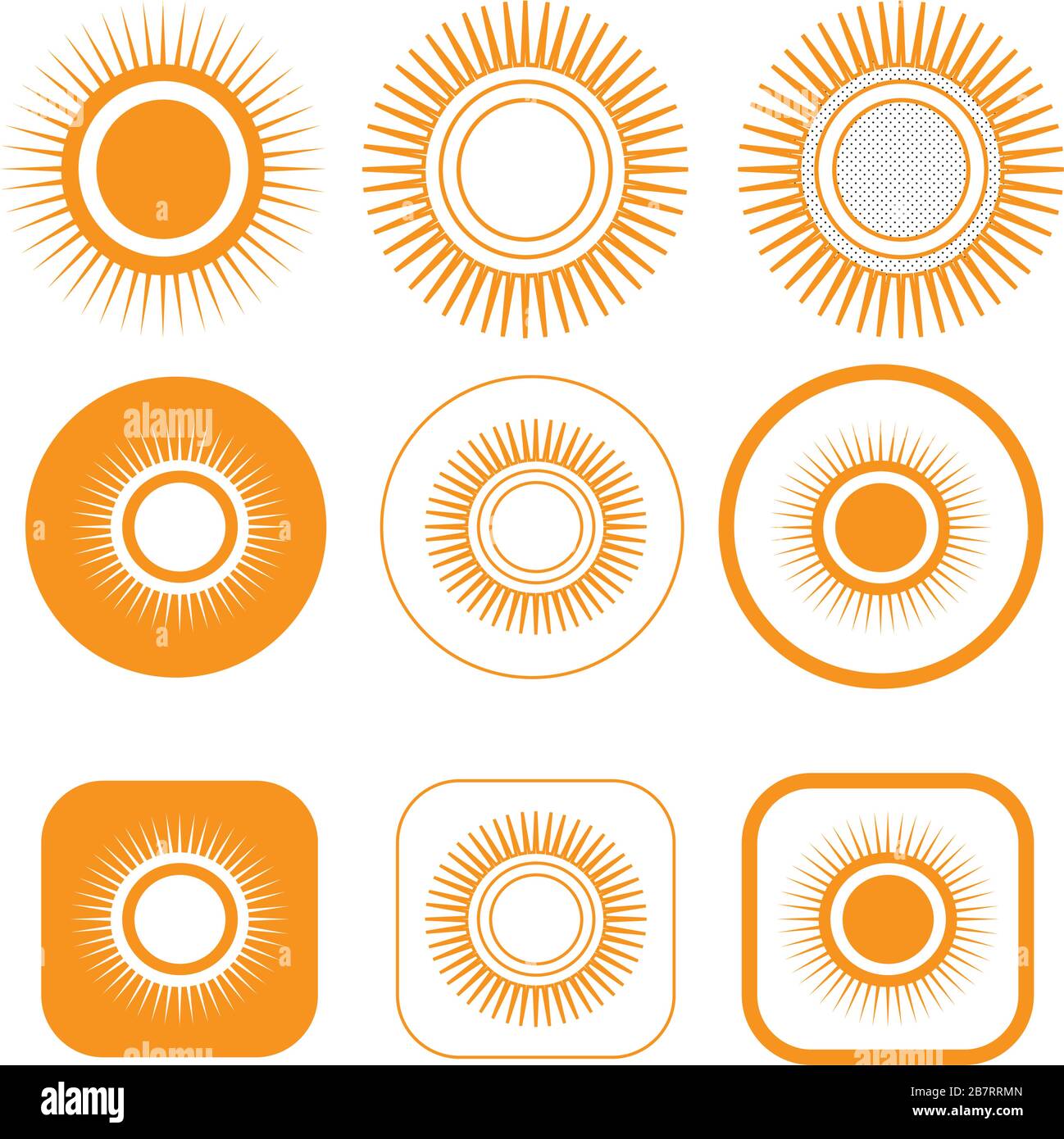 simple sun icon sign design Stock Vector Image & Art - Alamy