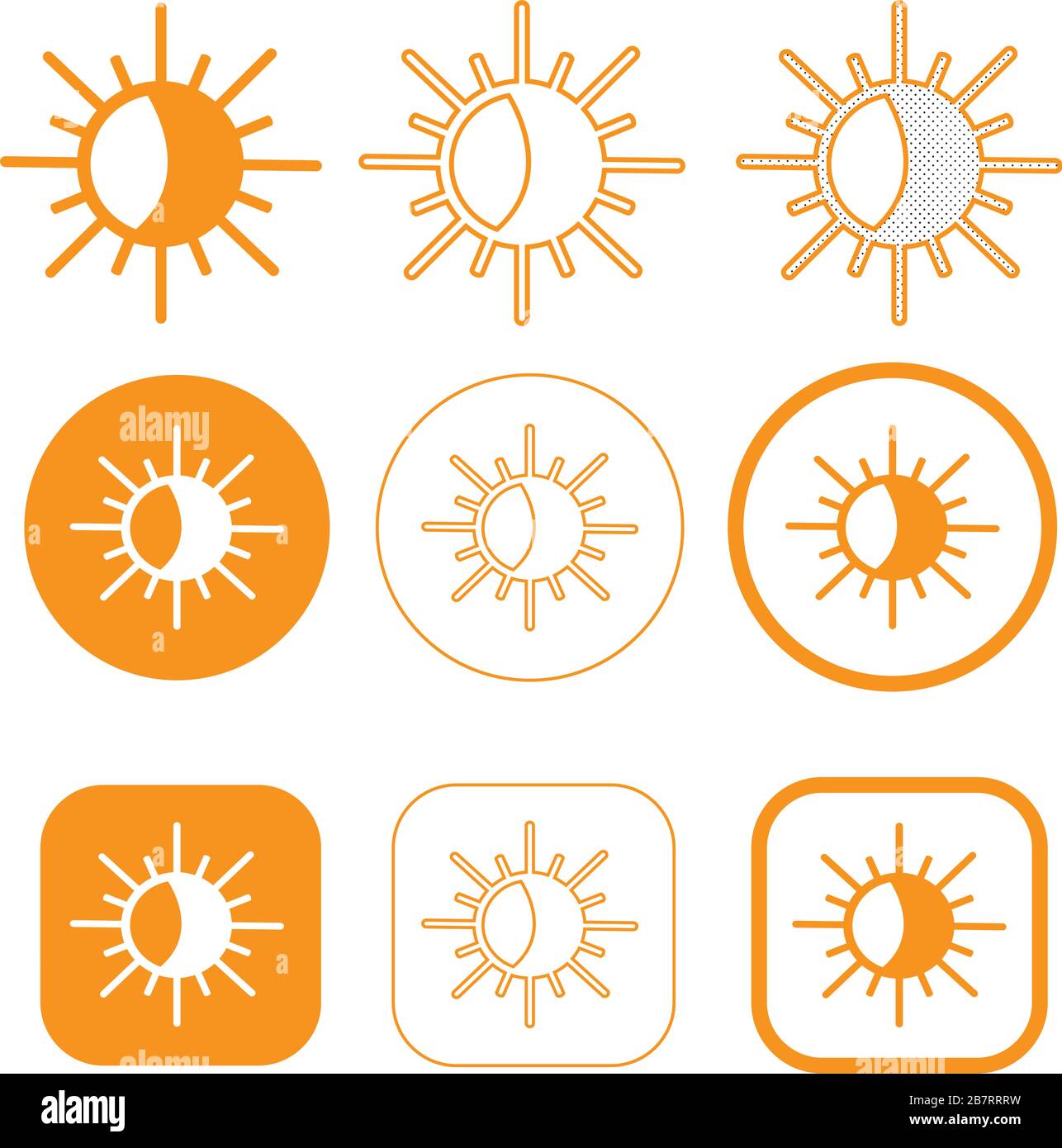 simple sun icon sign design Stock Vector Image & Art - Alamy