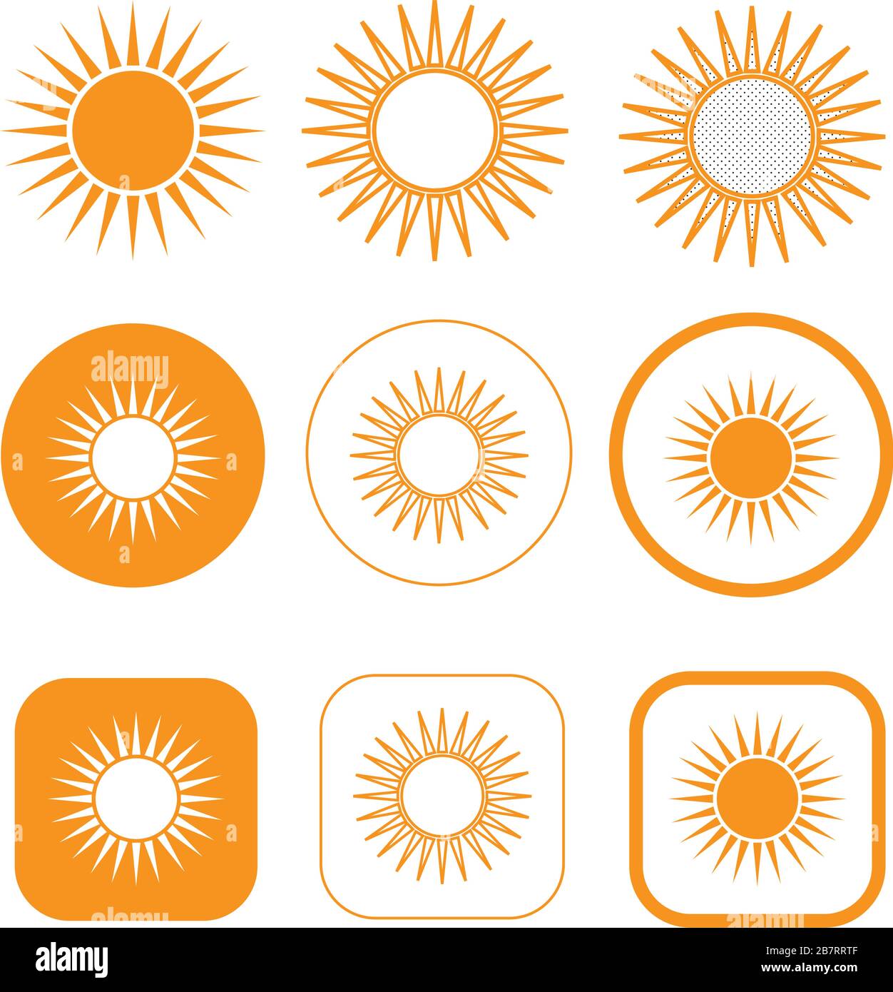 simple sun icon sign design Stock Vector Image & Art - Alamy