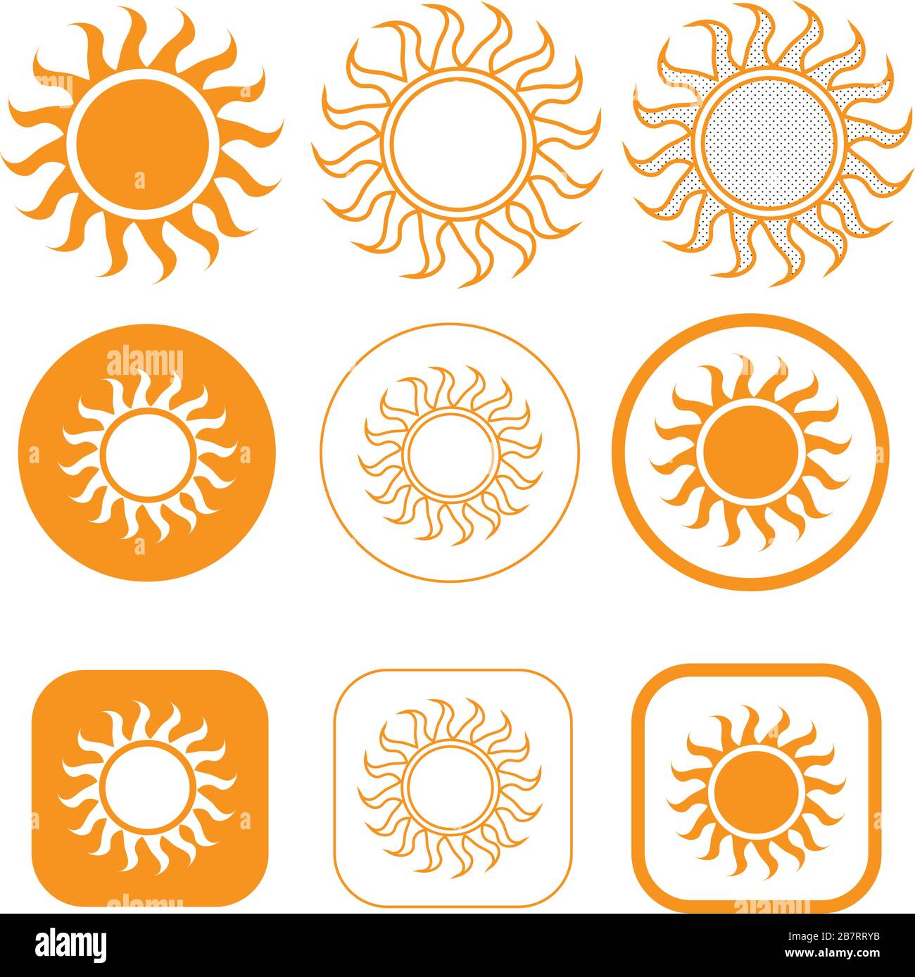 simple sun icon sign design Stock Vector Image & Art - Alamy
