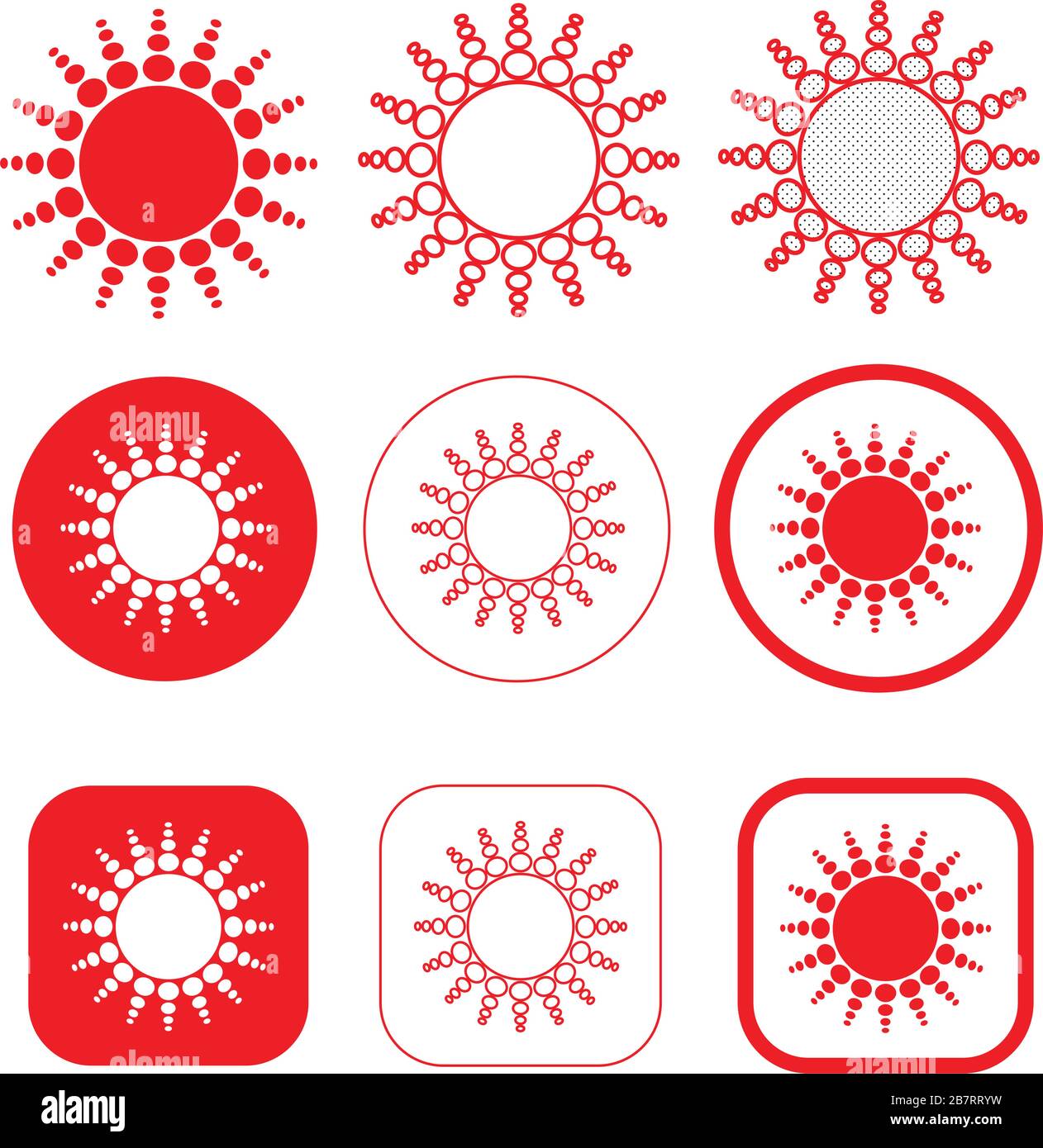 simple sun icon sign design Stock Vector Image & Art - Alamy