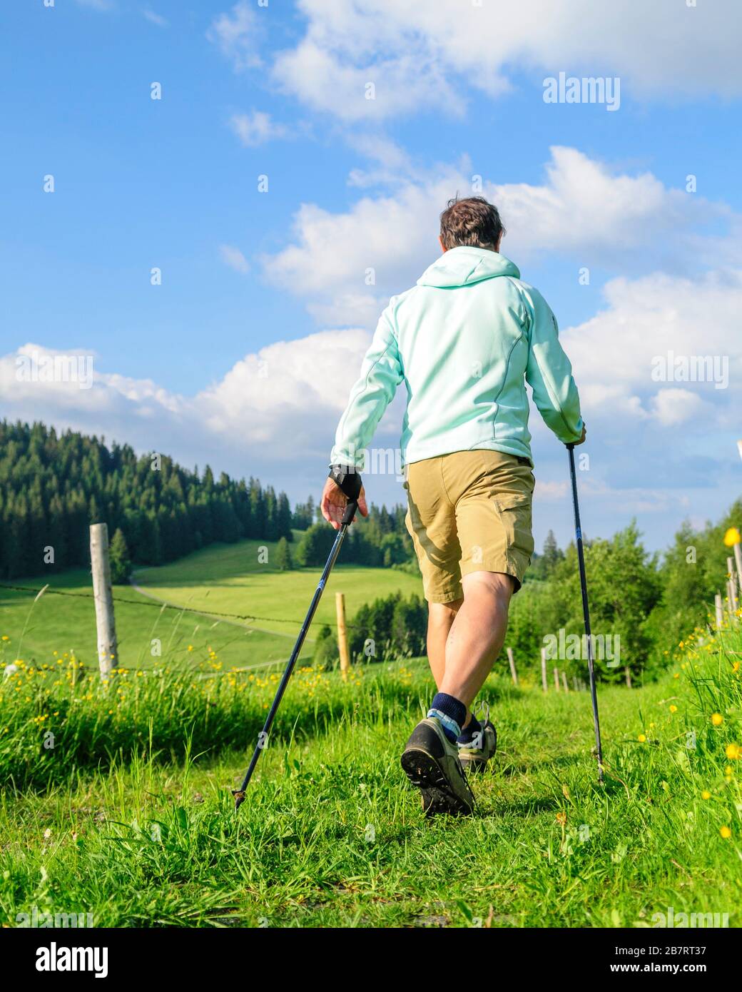 Spring nordic walker hi-res stock photography and images - Alamy
