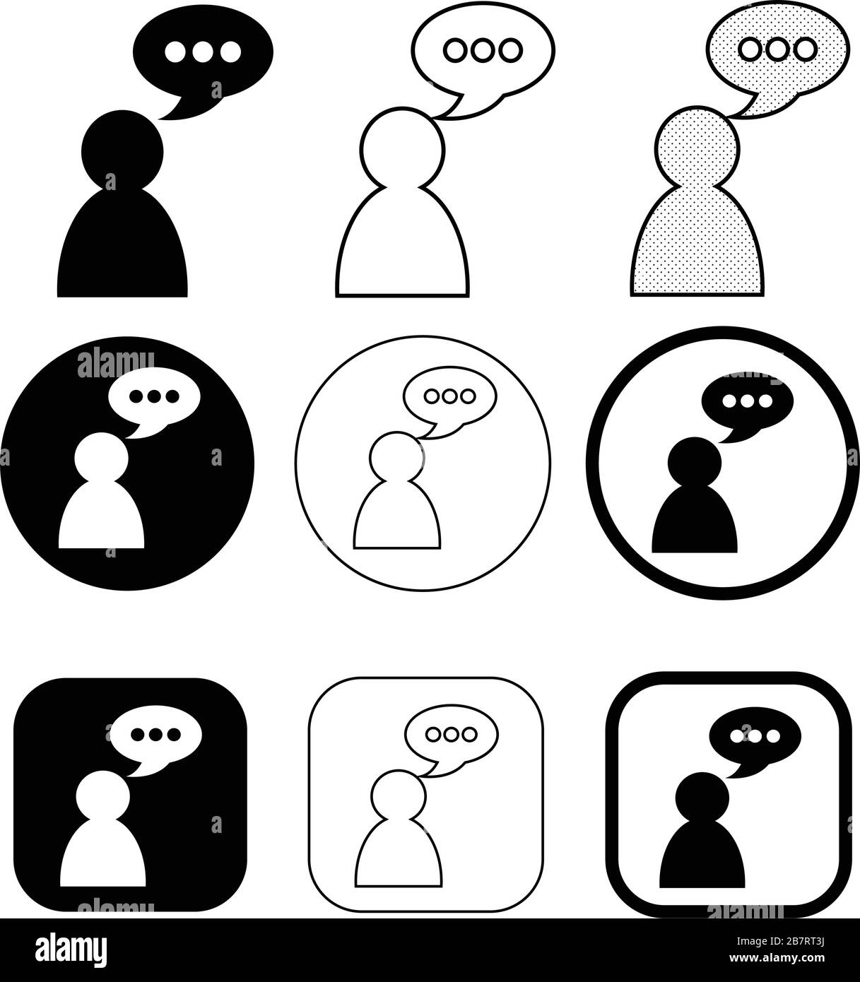 Women avatar icon simple Black and White Stock Photos & Images - Alamy