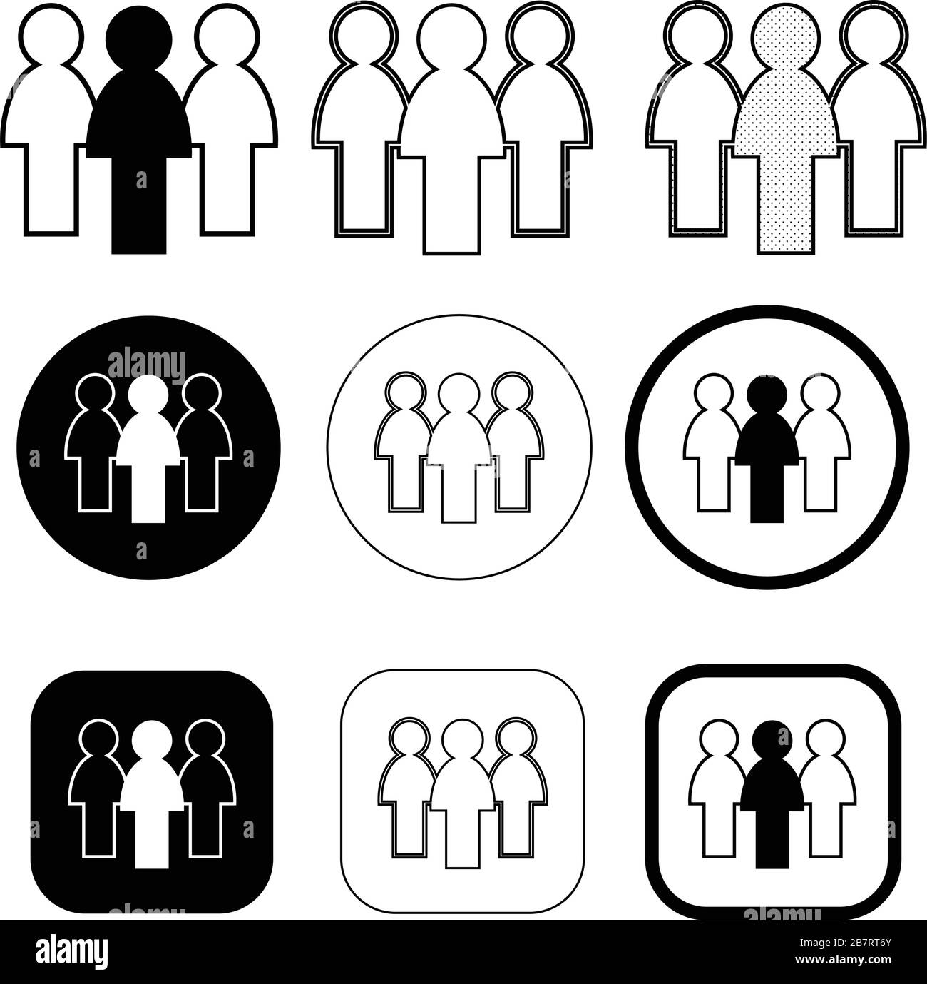 Simple people icon sign design Stock Vector Image & Art - Alamy