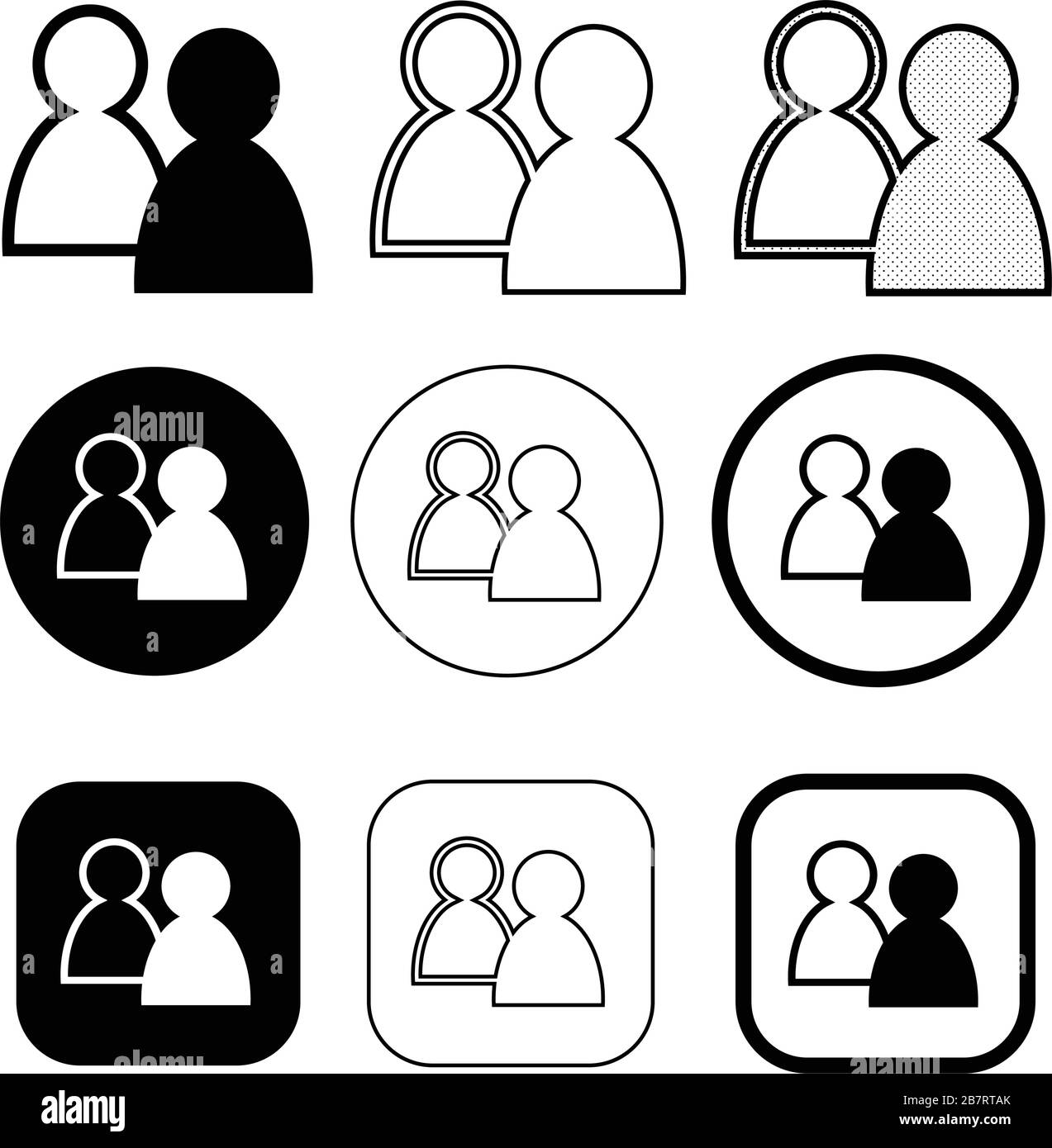 Simple people icon sign design Stock Vector Image & Art - Alamy