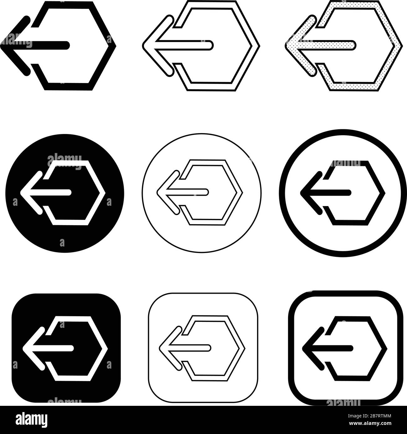 simple Logout sign icon sign design Stock Vector Image & Art - Alamy