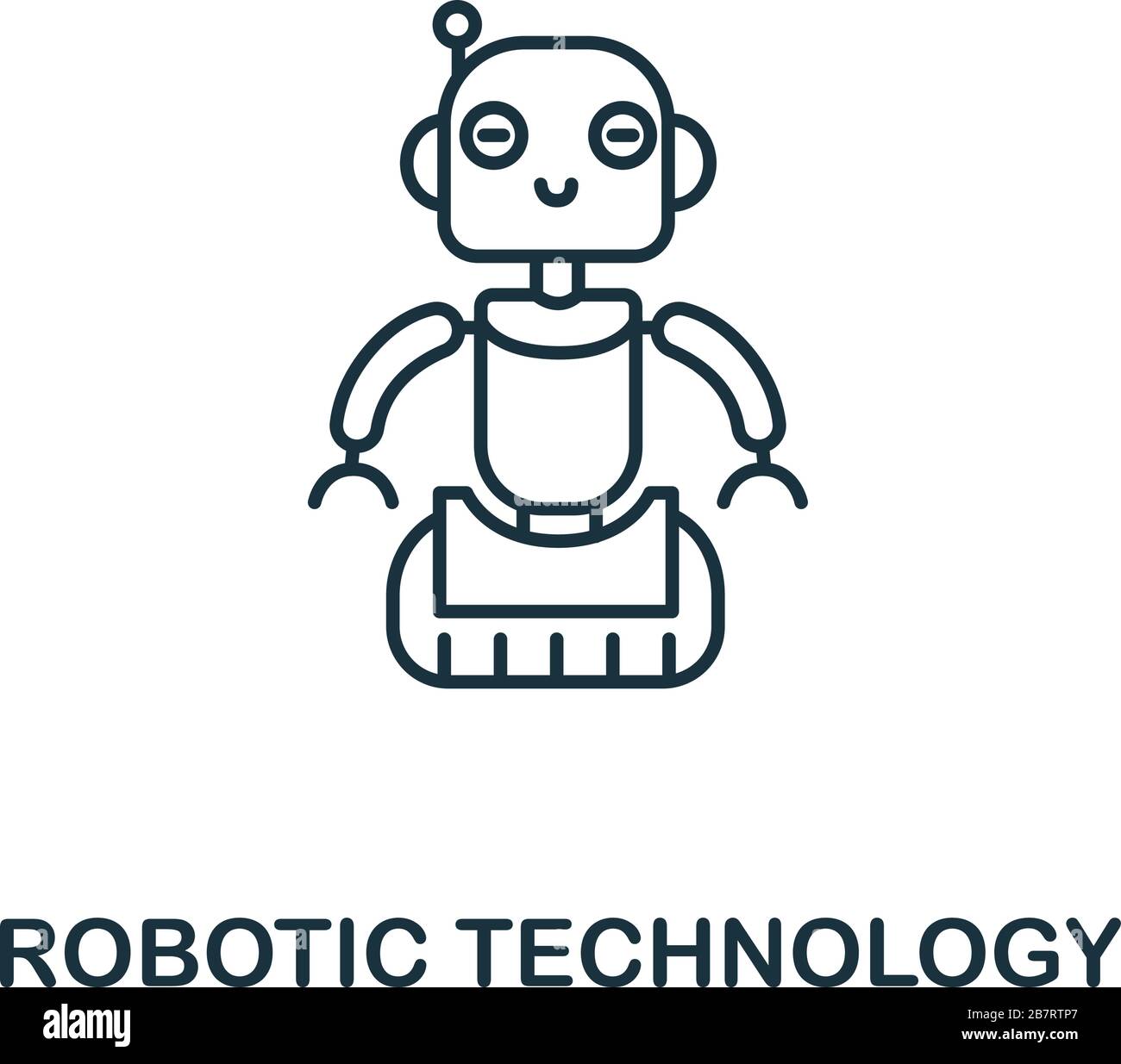 Robotic Technology icon from iot collection. Simple line Robotic ...