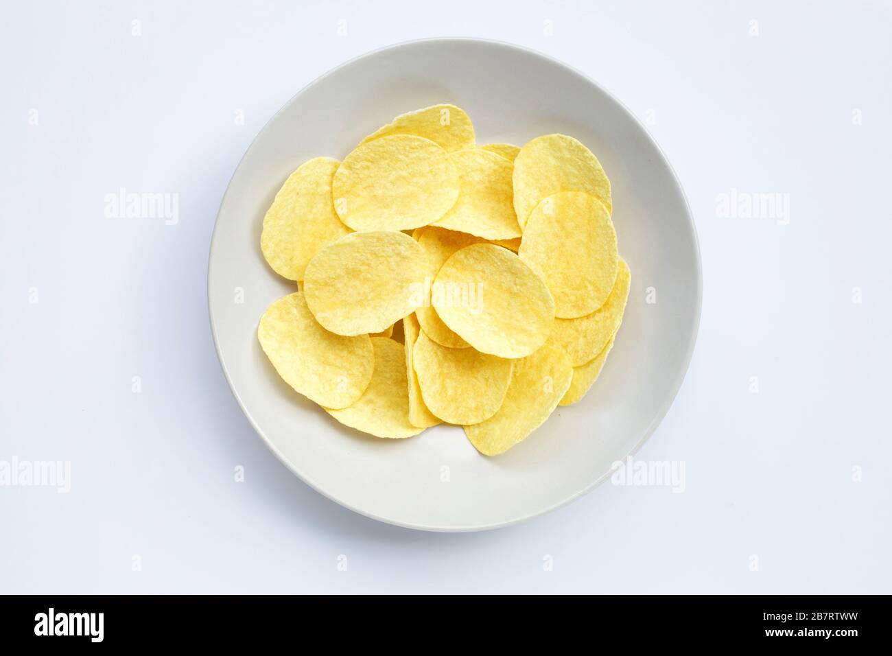 Flying crispy potato chips hi-res stock photography and images - Alamy