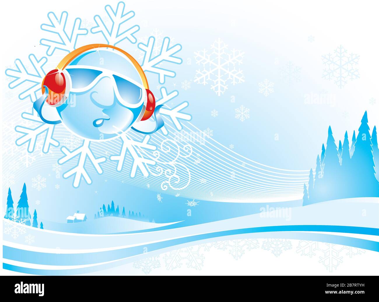 January Snow Clipart