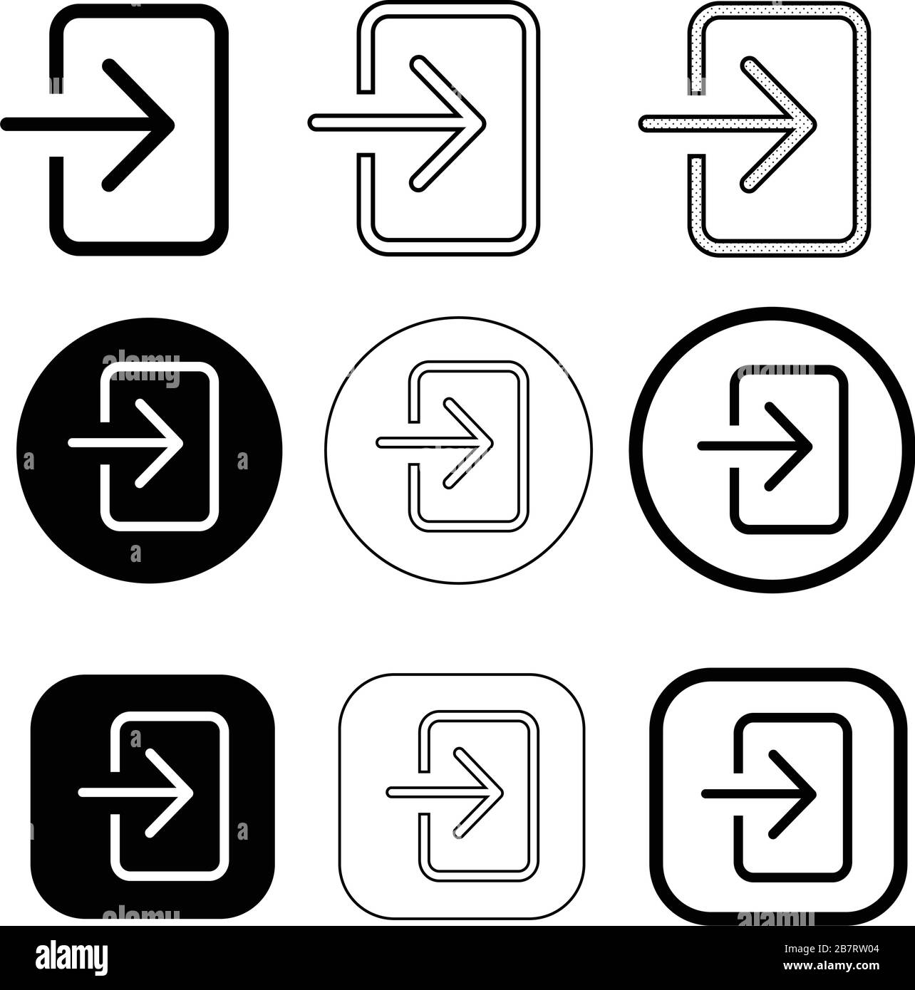 simple Login sign icon sign design Stock Vector Image & Art - Alamy