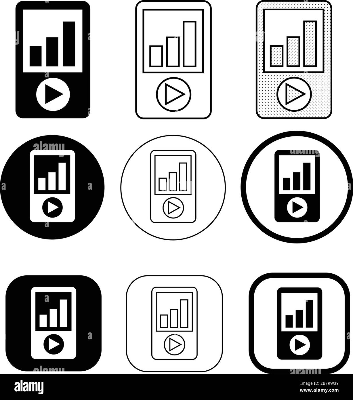 simple media play icon sign design Stock Vector Image & Art - Alamy