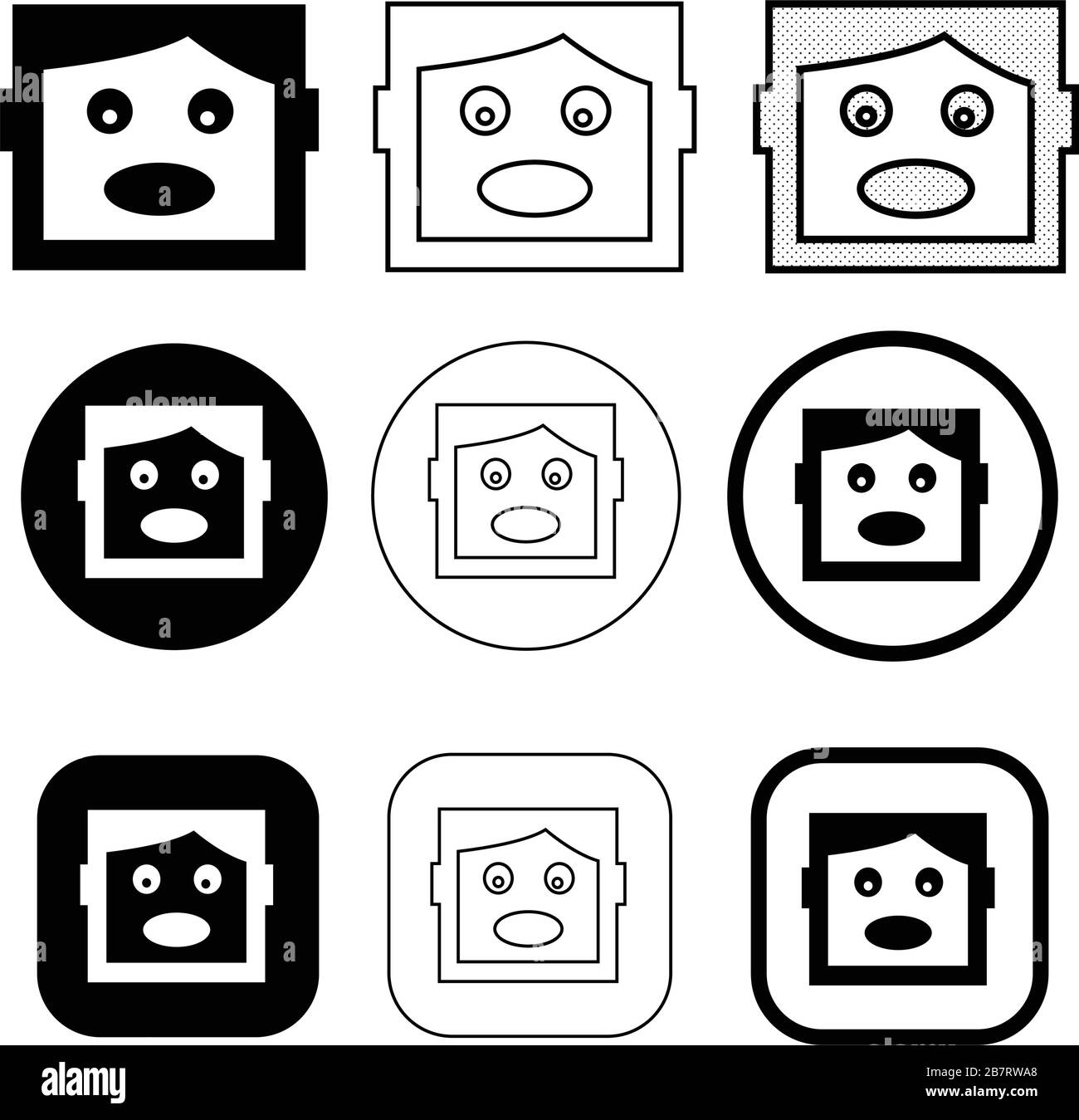 Simple human emotion icon sign design Stock Vector Image & Art - Alamy