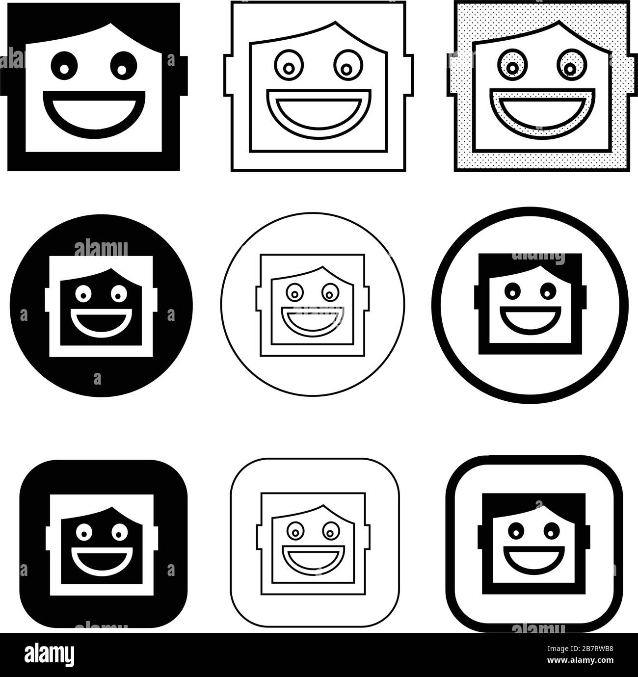 Simple human emotion icon sign design Stock Vector Image & Art - Alamy