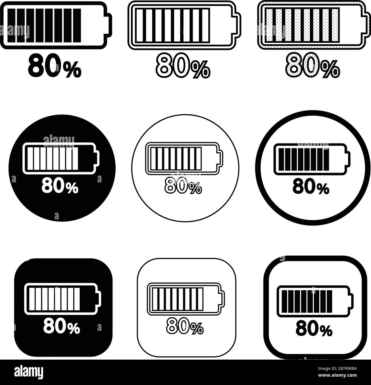 Simple battery icon sign design Stock Vector Image & Art - Alamy