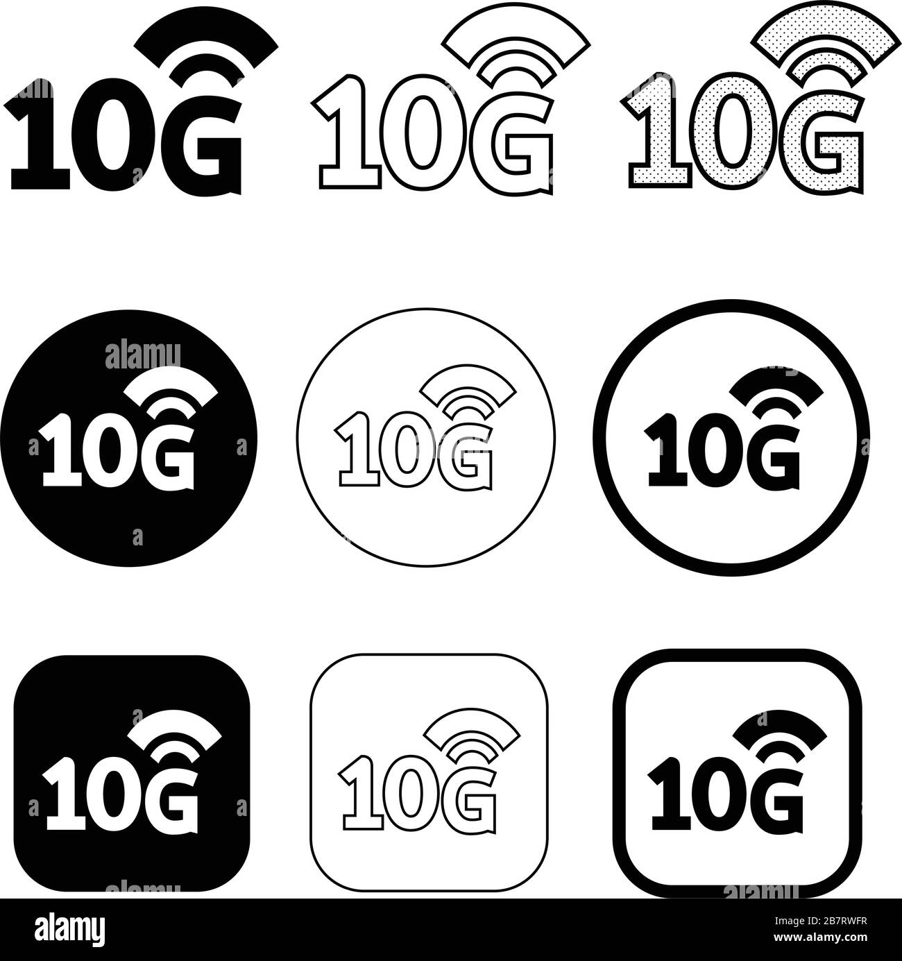 Simple Wireless Wifi icon sign design Stock Vector Image & Art - Alamy