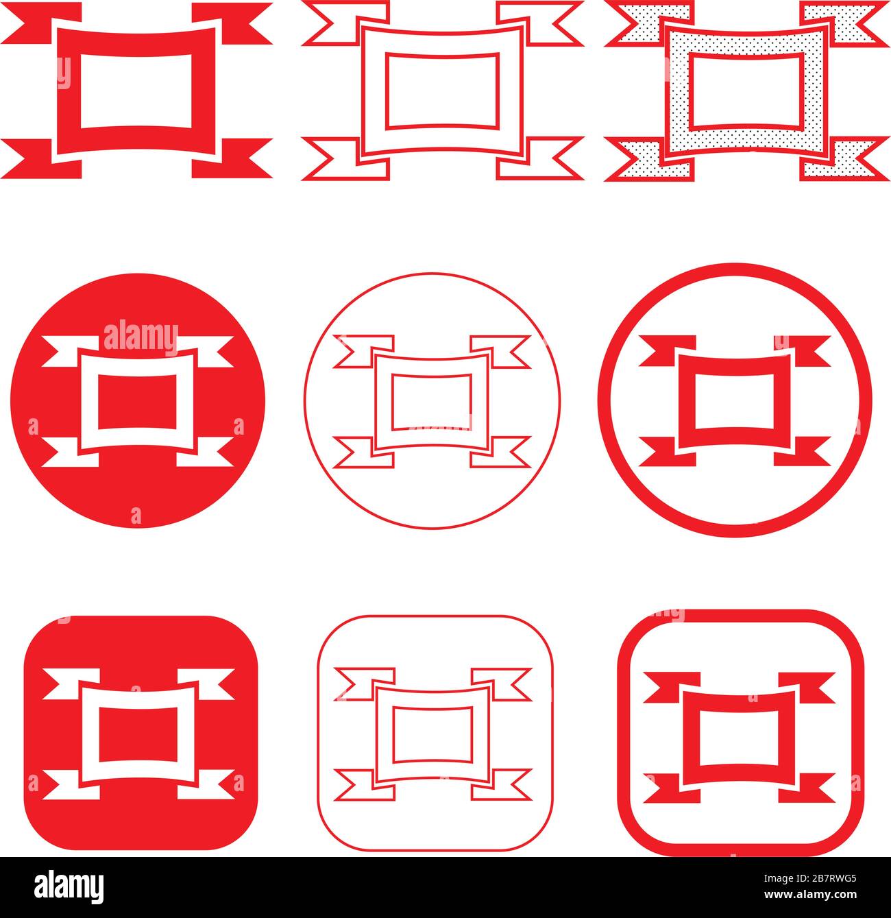 Simple ribbon icon sign design Stock Vector Image & Art - Alamy