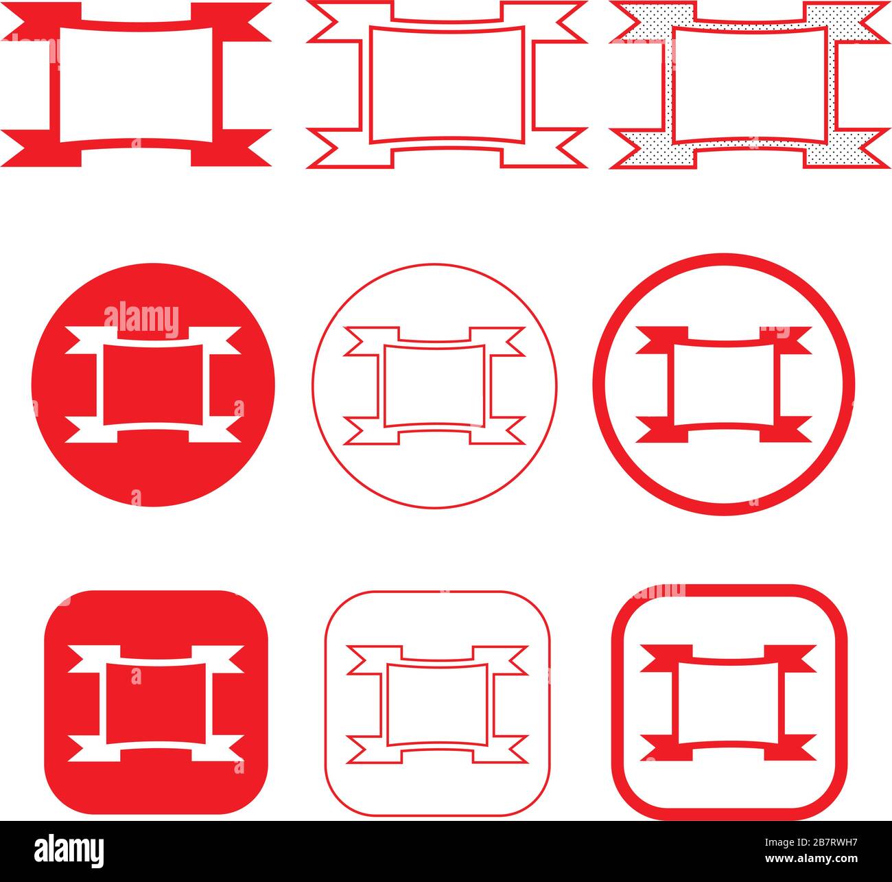 Simple ribbon icon sign design Stock Vector Image & Art - Alamy