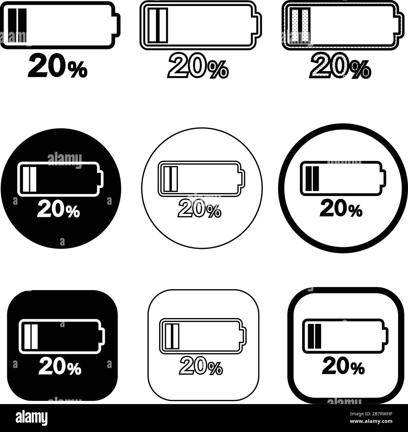Simple battery icon sign design Stock Vector Image & Art - Alamy