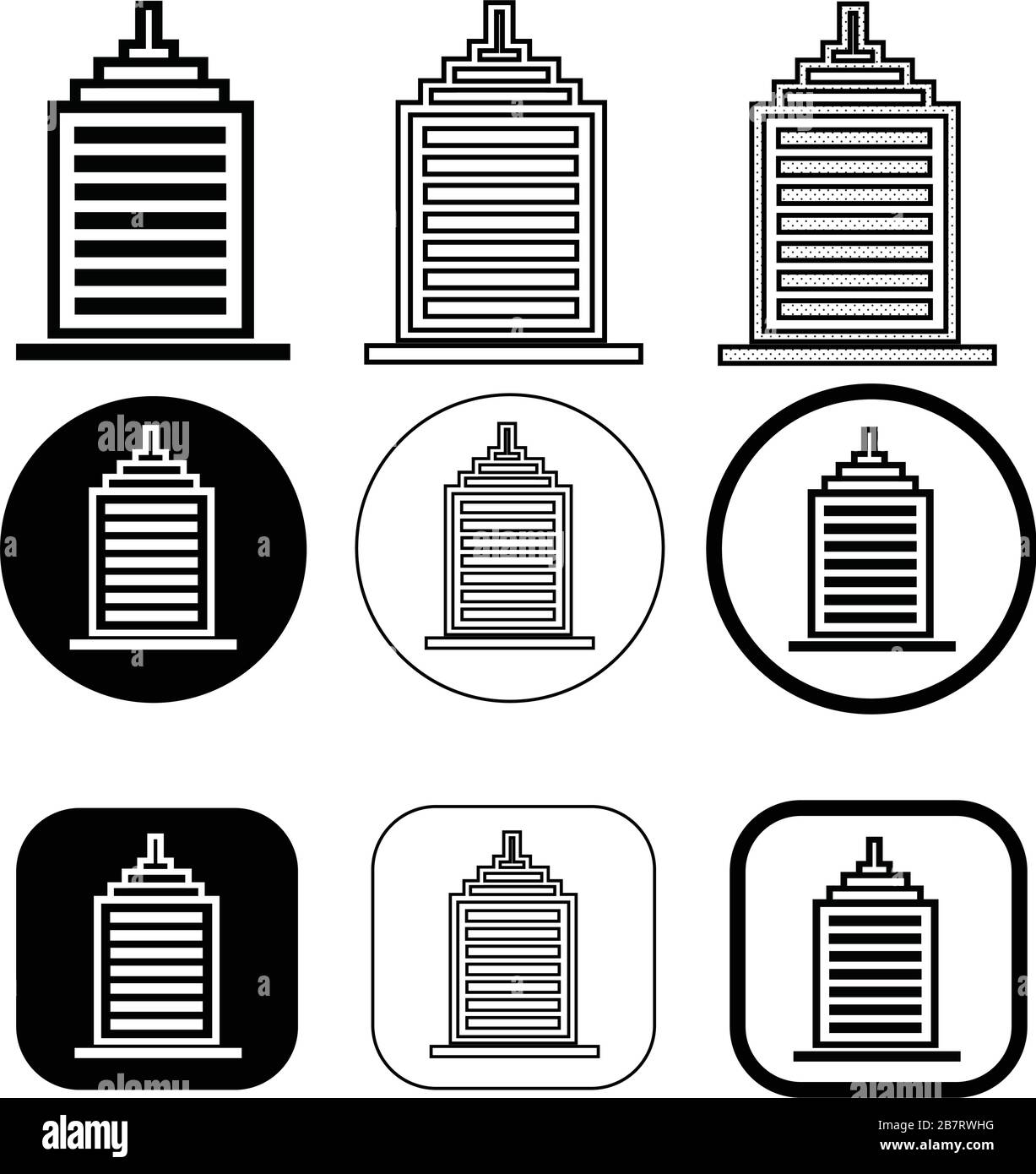 Simple building icon sign design Stock Vector Image & Art - Alamy