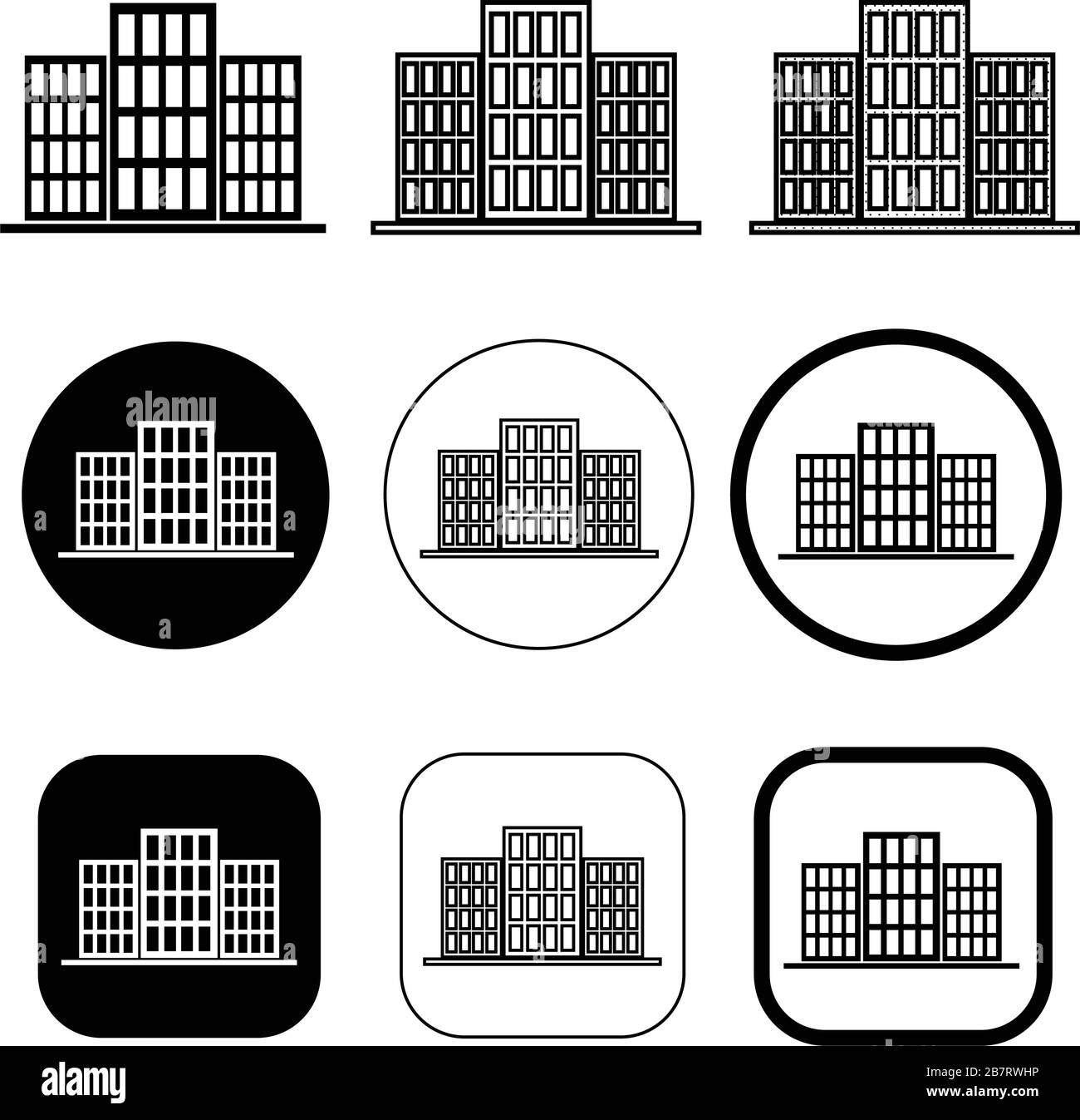 Simple building icon sign design Stock Vector Image & Art - Alamy