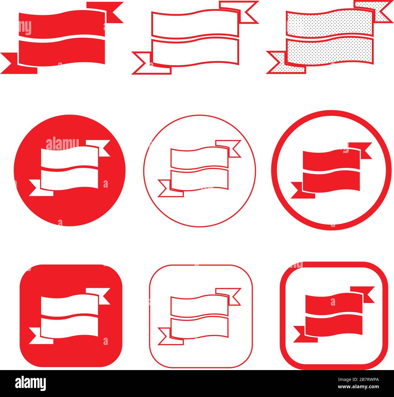 Simple ribbon icon sign design Stock Vector Image & Art - Alamy