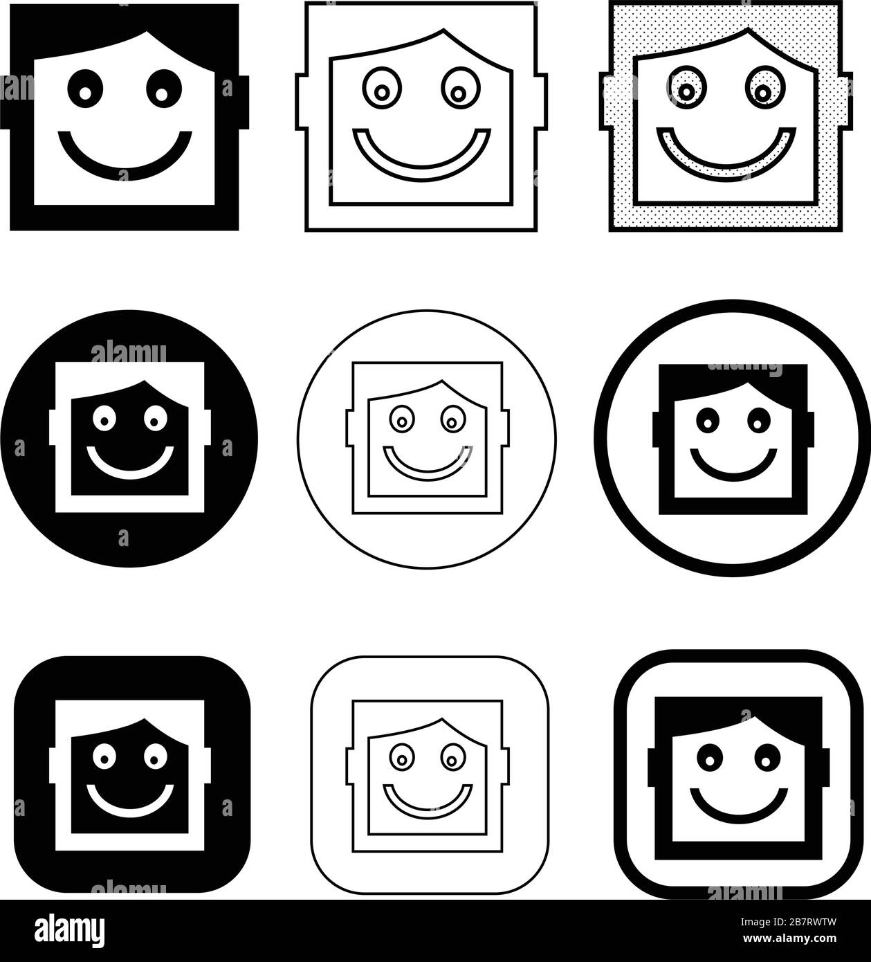 Simple human emotion icon sign design Stock Vector Image & Art - Alamy