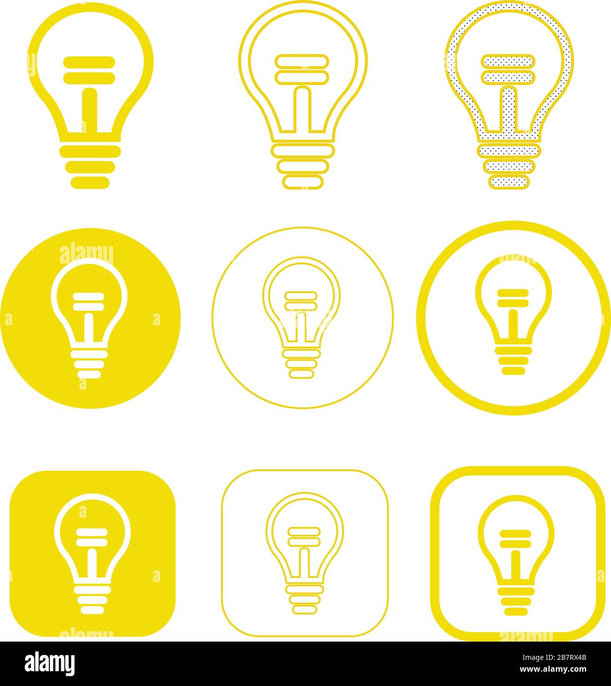 Simple Bulb icon sign design Stock Vector Image & Art - Alamy