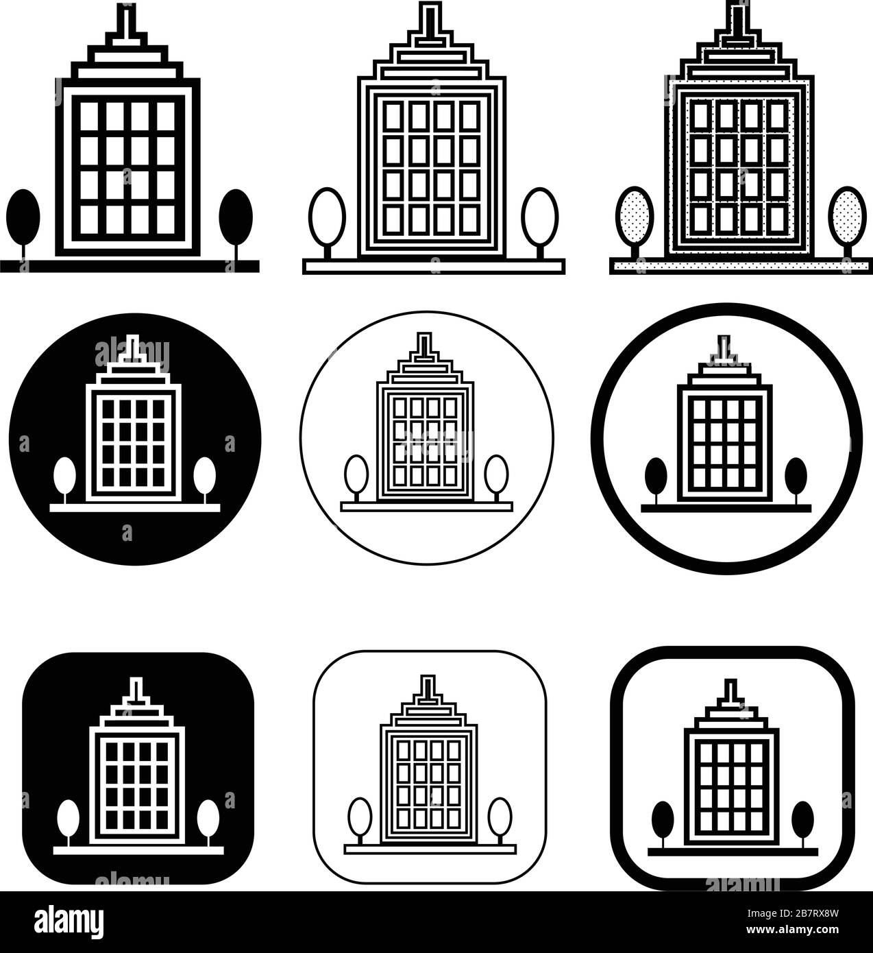 Simple building icon sign design Stock Vector Image & Art - Alamy