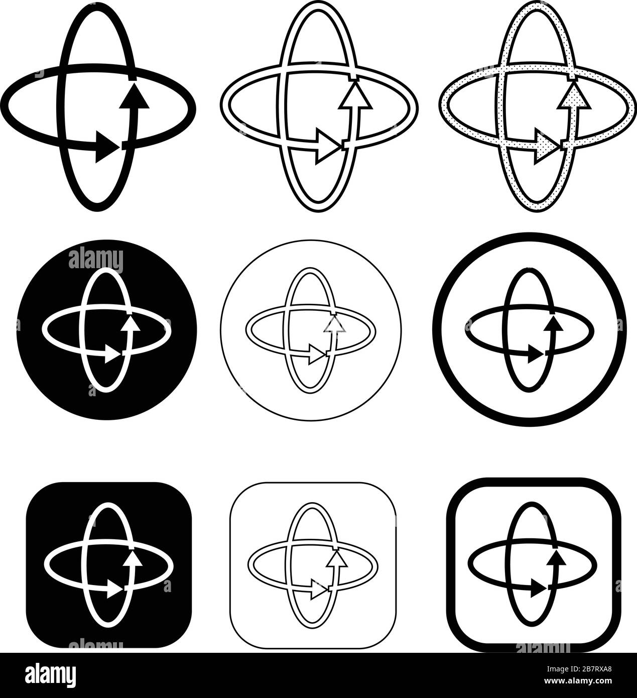 Vr panorama icon simple Cut Out Stock Images & Pictures - Alamy