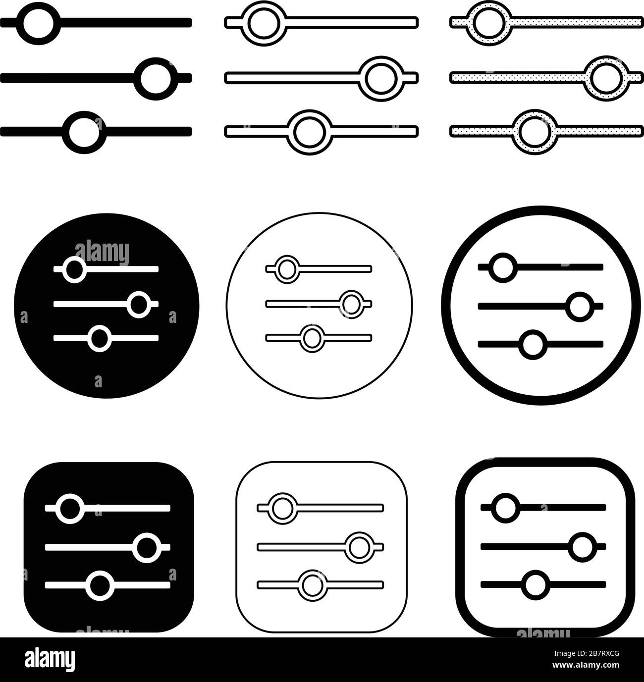 Sound mixer console simple Stock Vector Images - Alamy