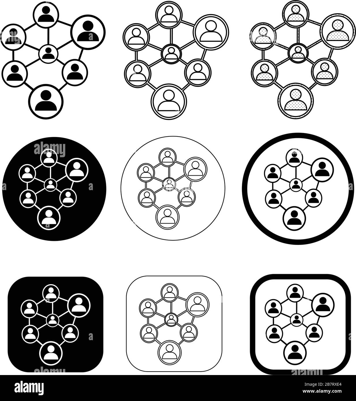 Simple people network icon sign design Stock Vector Image & Art - Alamy