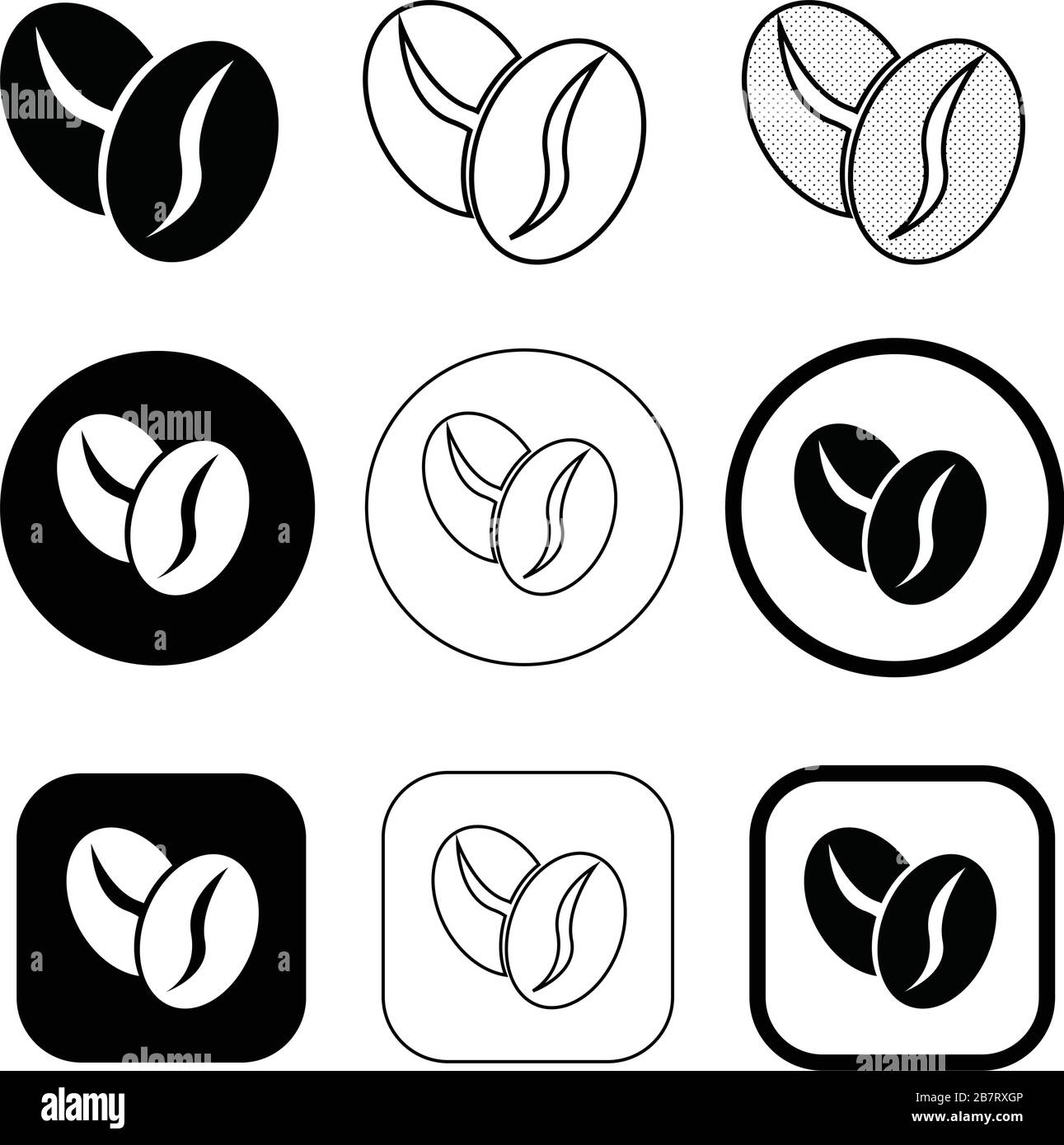 Simple coffee icon sign design Stock Vector Image & Art - Alamy