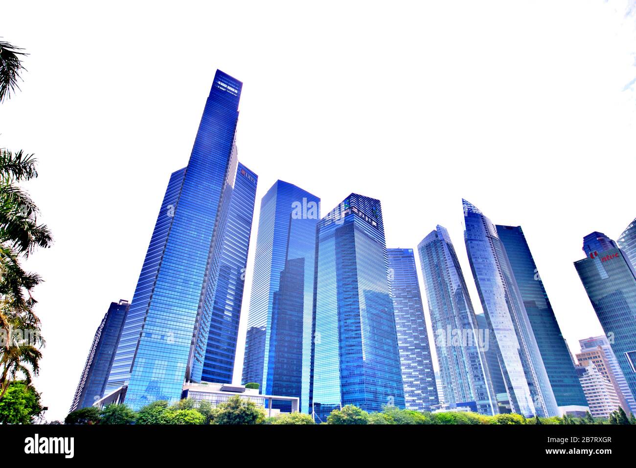 finance district of Singapore Stock Photo - Alamy