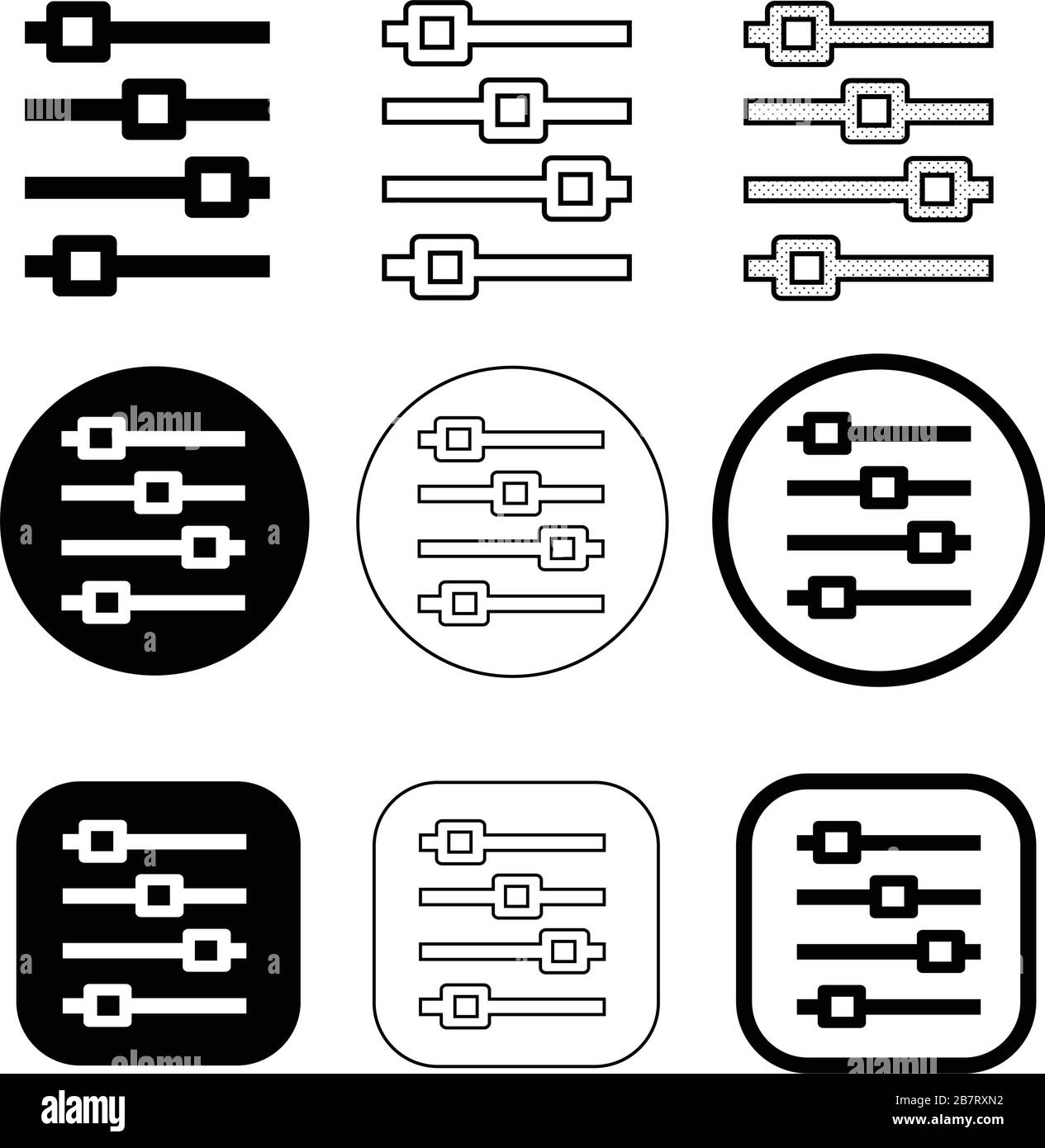 Simple control icon sign design Stock Vector Image & Art - Alamy