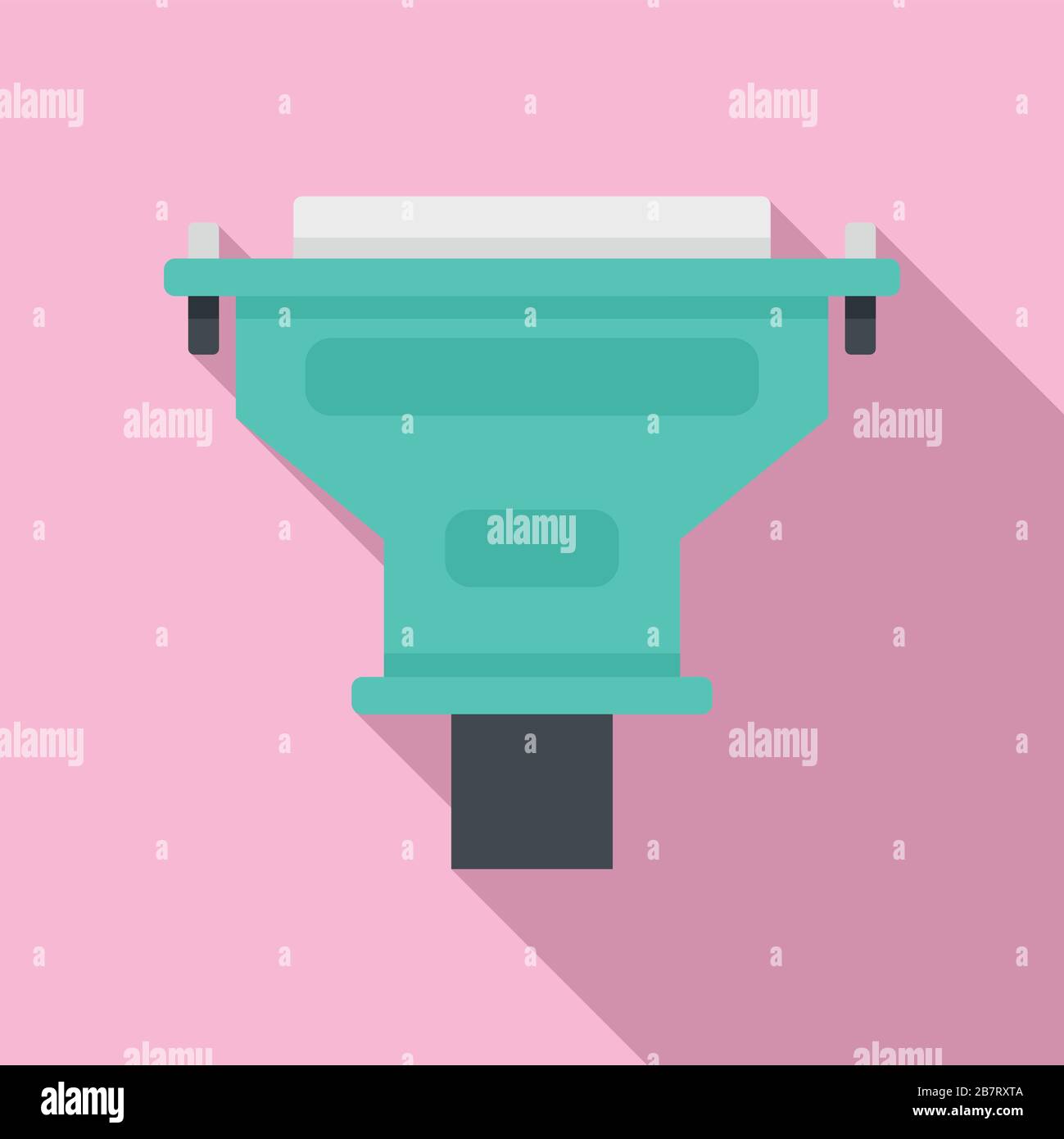 Universal adapter icon. Flat illustration of universal adapter vector ...