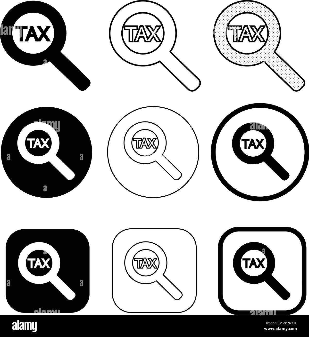 Simple tax icon sign design Stock Vector Image & Art - Alamy