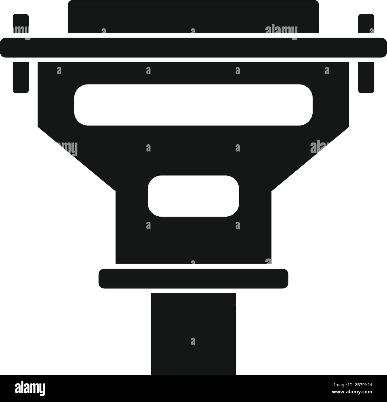Universal adapter icon. Simple illustration of universal adapter vector ...