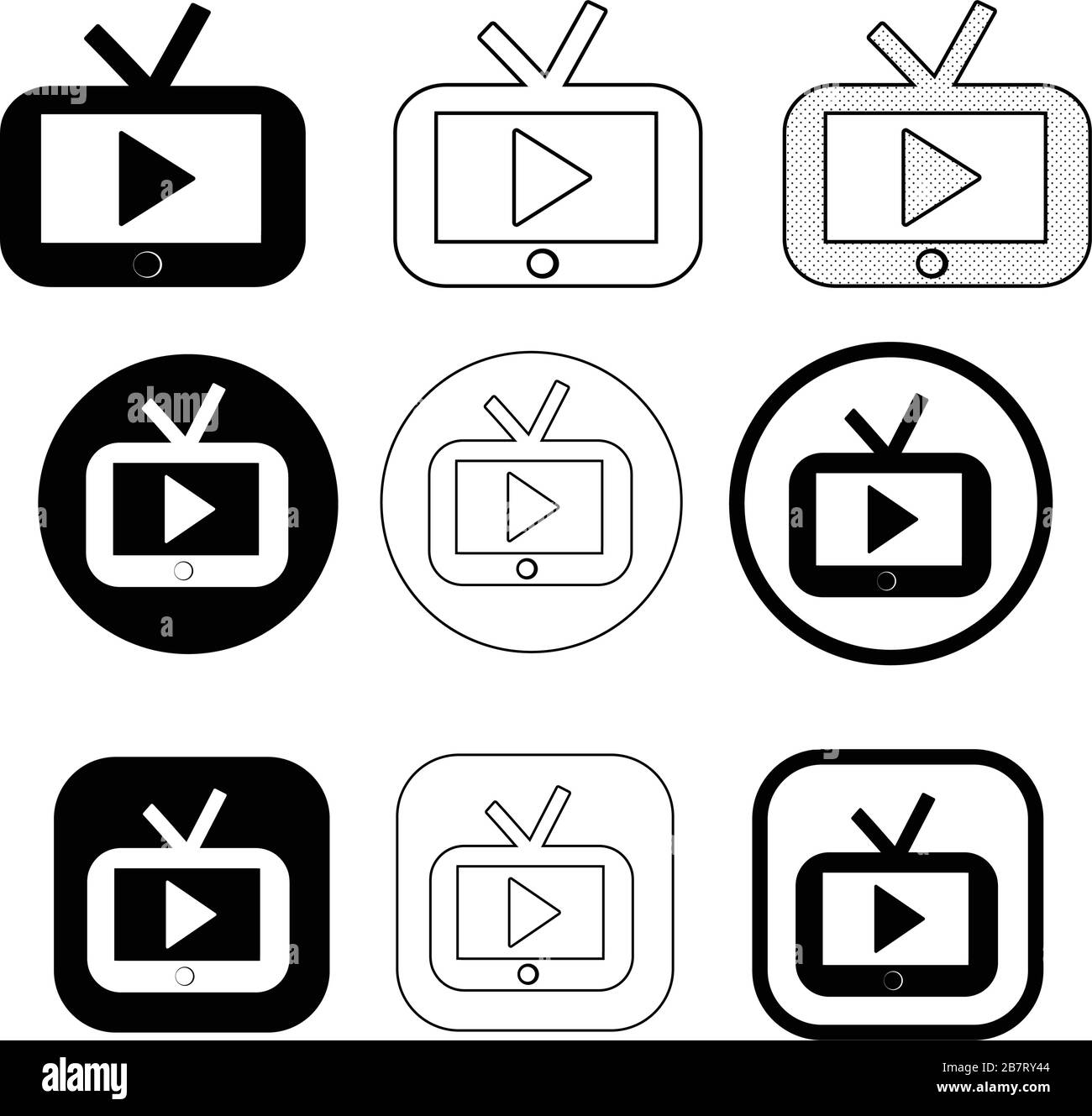 Simple tv icon sign design Stock Vector Image & Art - Alamy