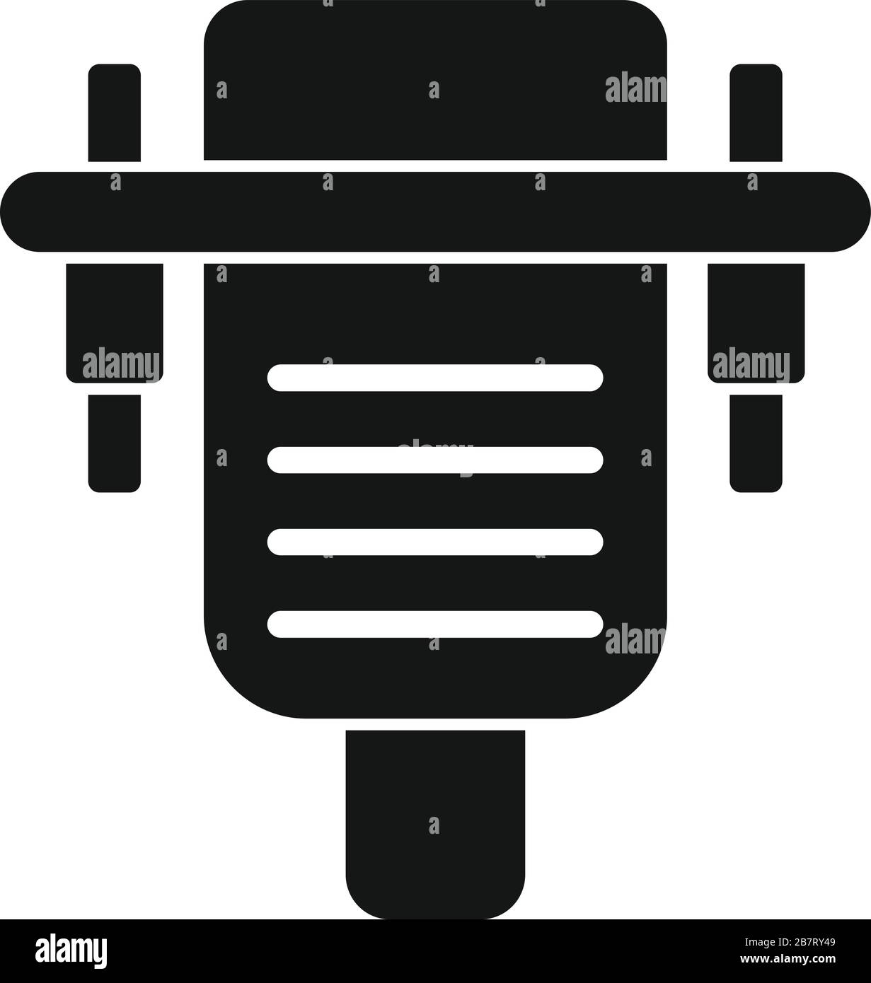 Old computer adapter icon. Simple illustration of old computer adapter ...