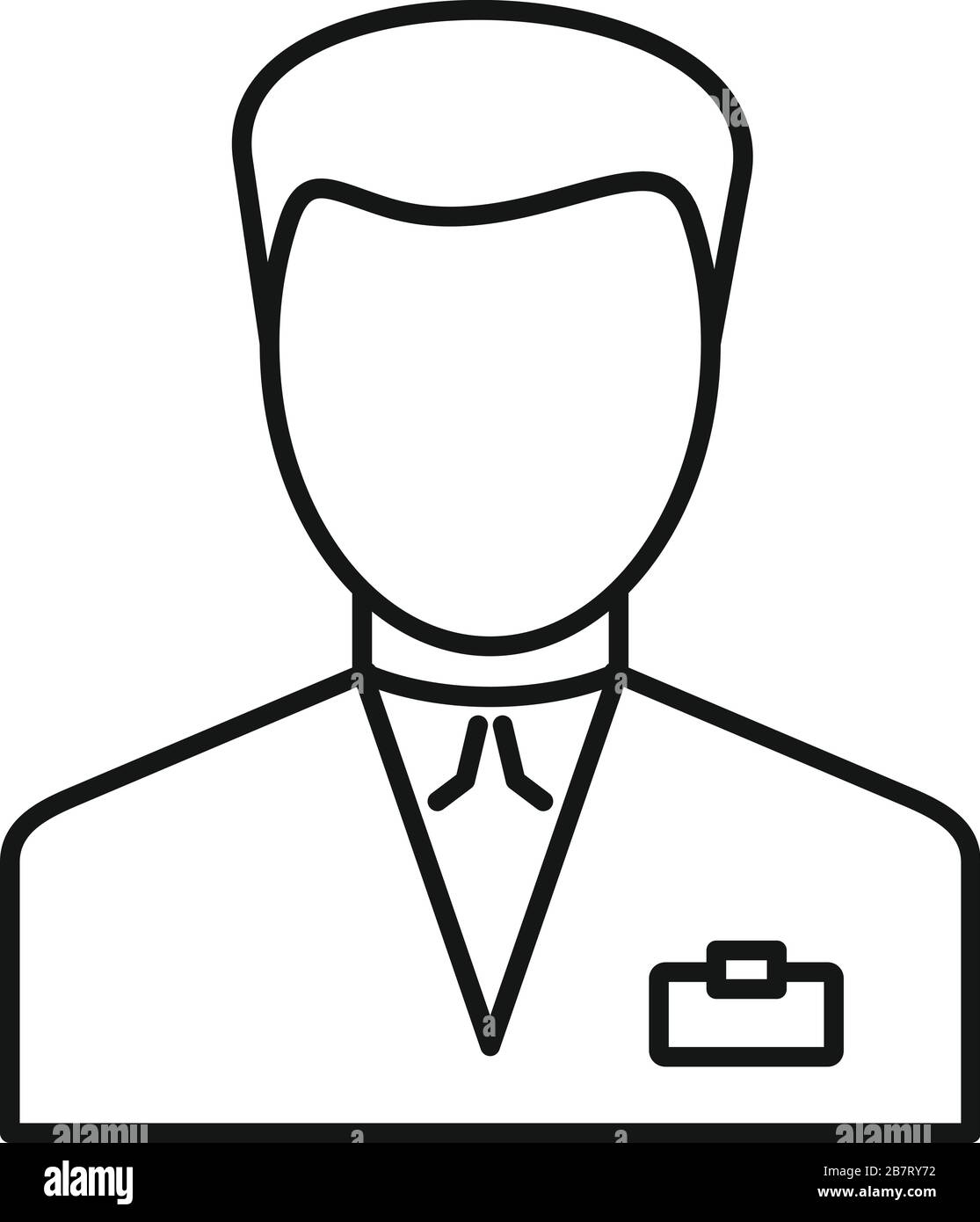 Man pharmacist icon. Outline man pharmacist vector icon for web design ...