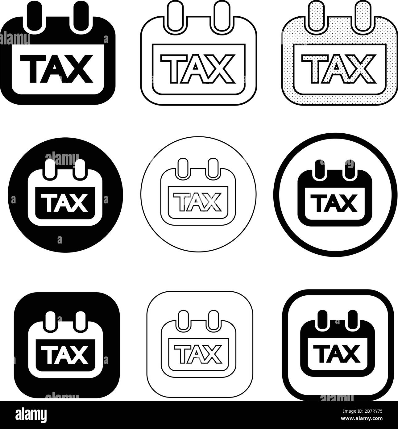 Simple tax icon sign design Stock Vector Image & Art - Alamy