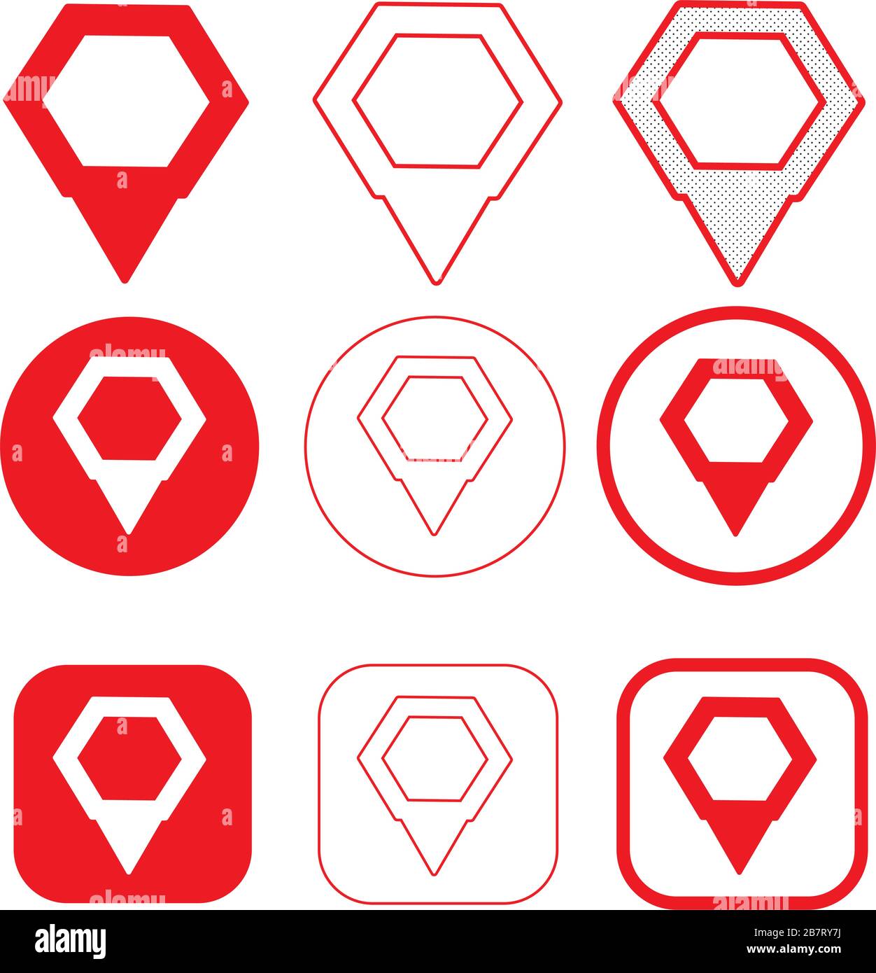 Simple map pointer gps icon sign design Stock Vector Image & Art - Alamy