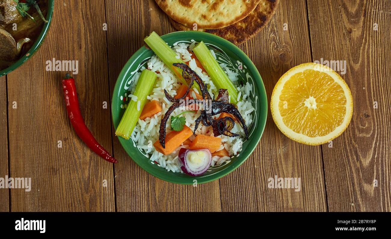 Awadhi Style Tahari, vegetable rice pulao, Awadhi cuisine, Traditional ...