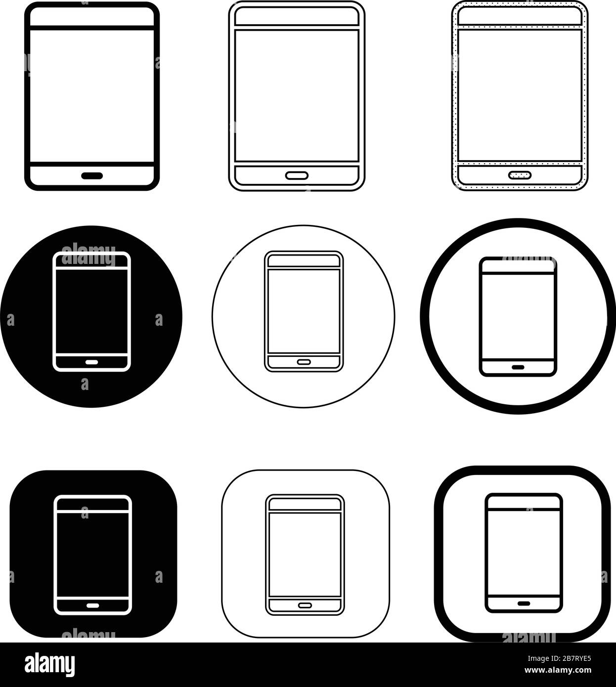 Simple smartphone icon sign design Stock Vector Image & Art - Alamy