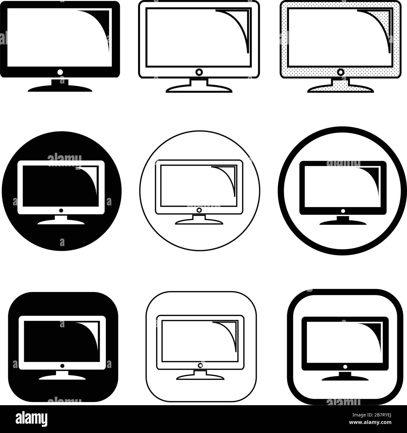 Simple tv icon sign design Stock Vector Image & Art - Alamy