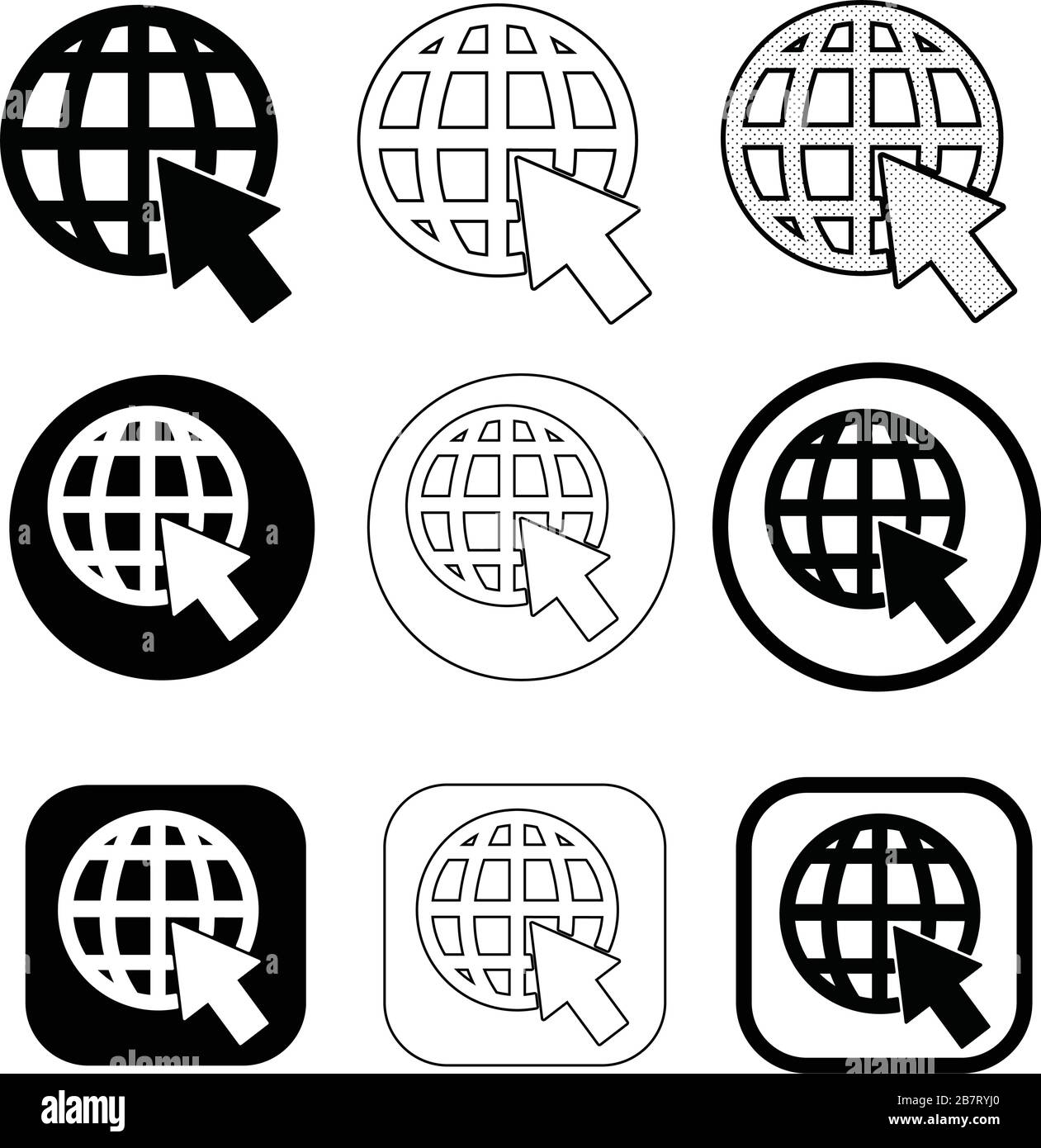Simple Web Icon sign design Stock Vector Image & Art - Alamy