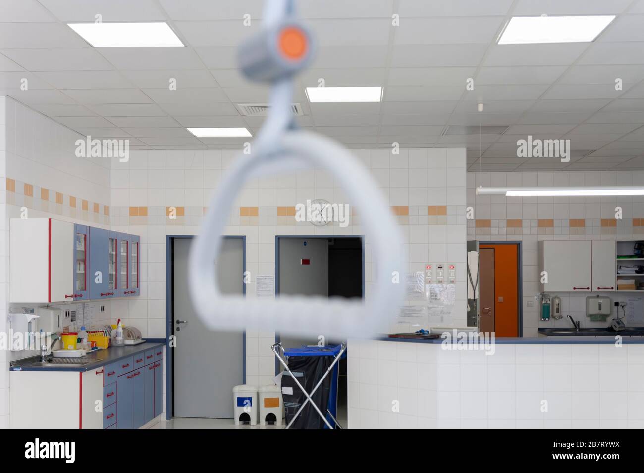 Intensive care unit in hospital, a place where can be treated patients ...
